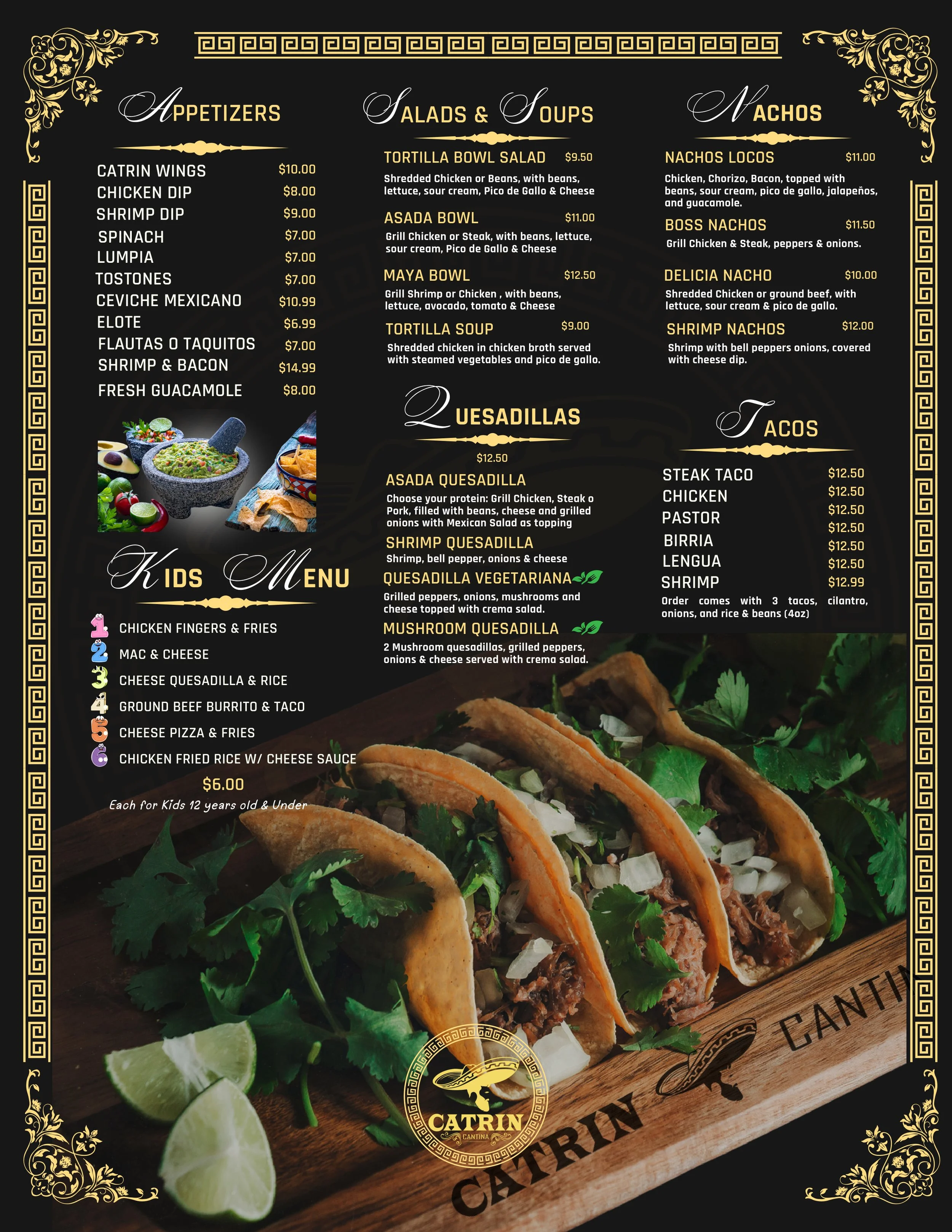 Menu — Catrin Cantina