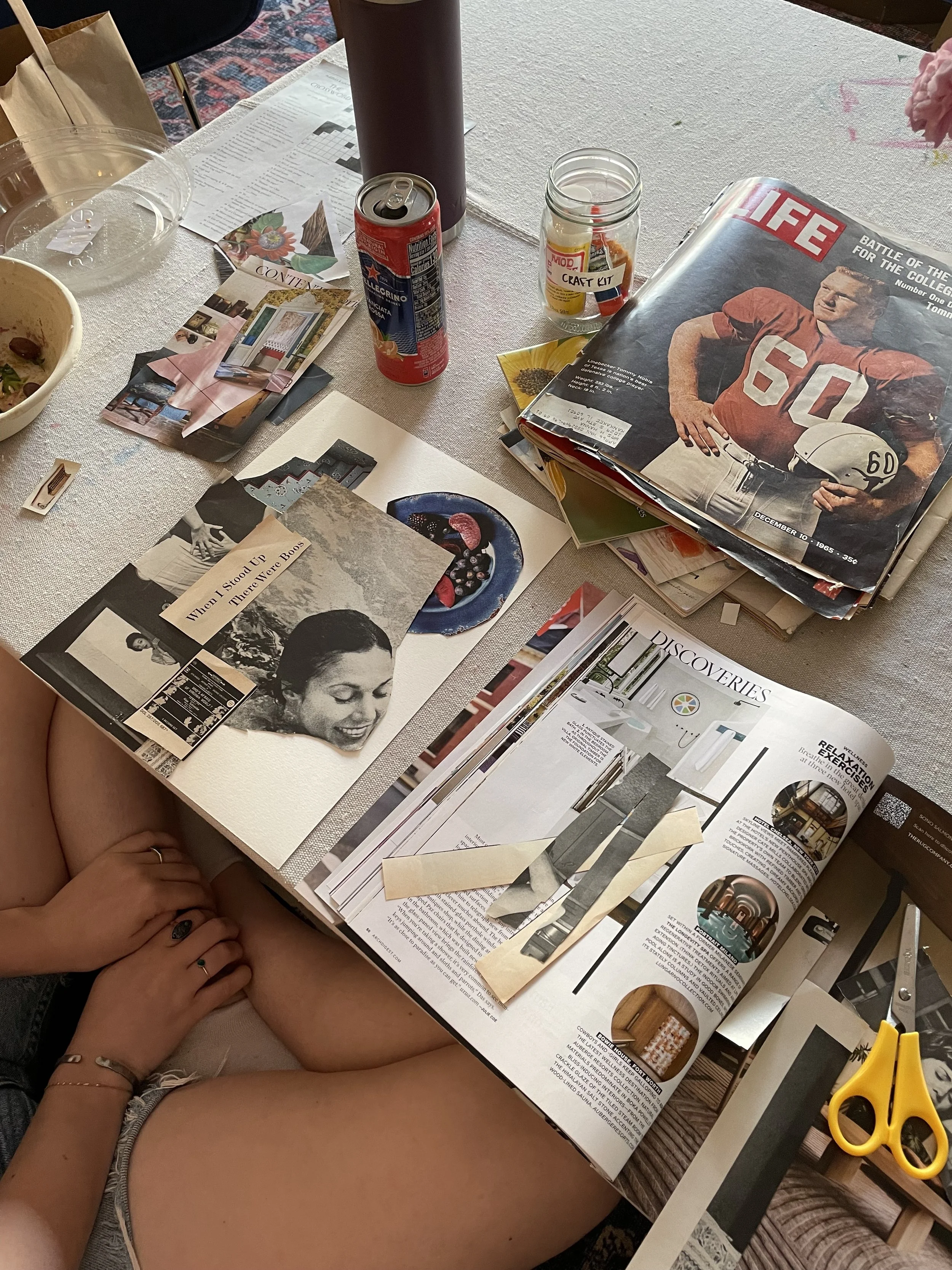 Collage Potluck — Drawing Room