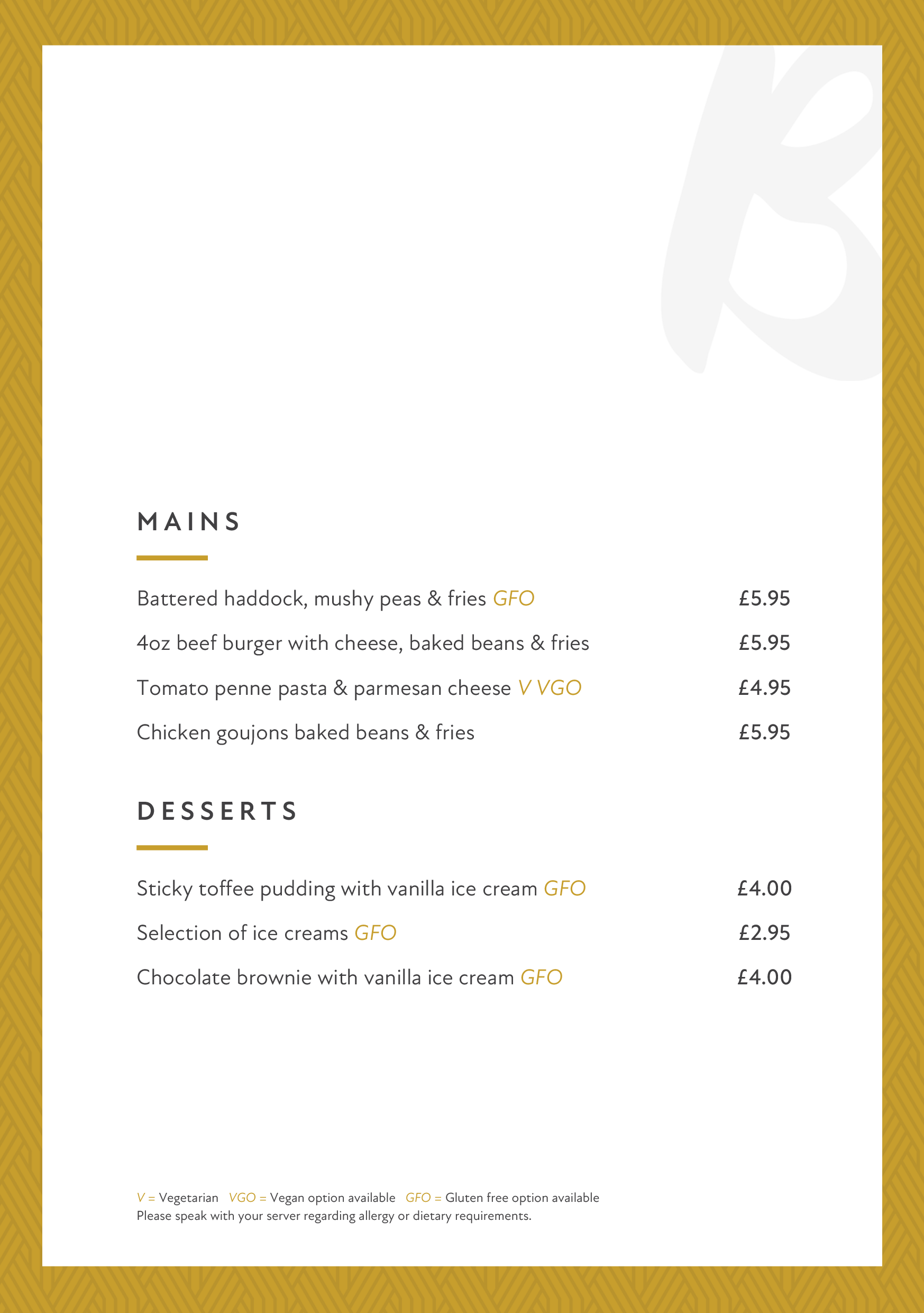Sunday Roasts Menu - Billy's Barr & Restaurant - Hawkshead — billys ...