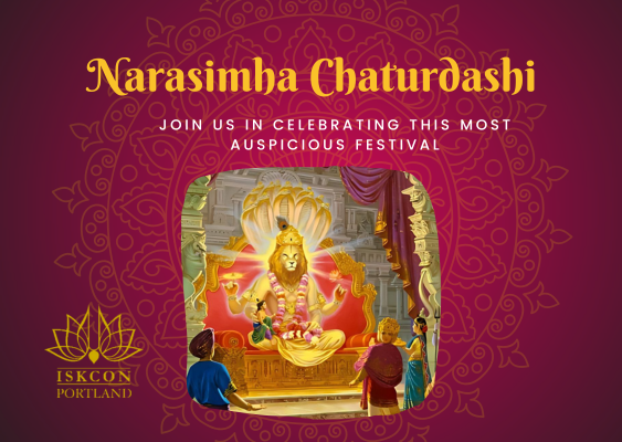 Narasimha Chaturdashi — ISKCON Portland