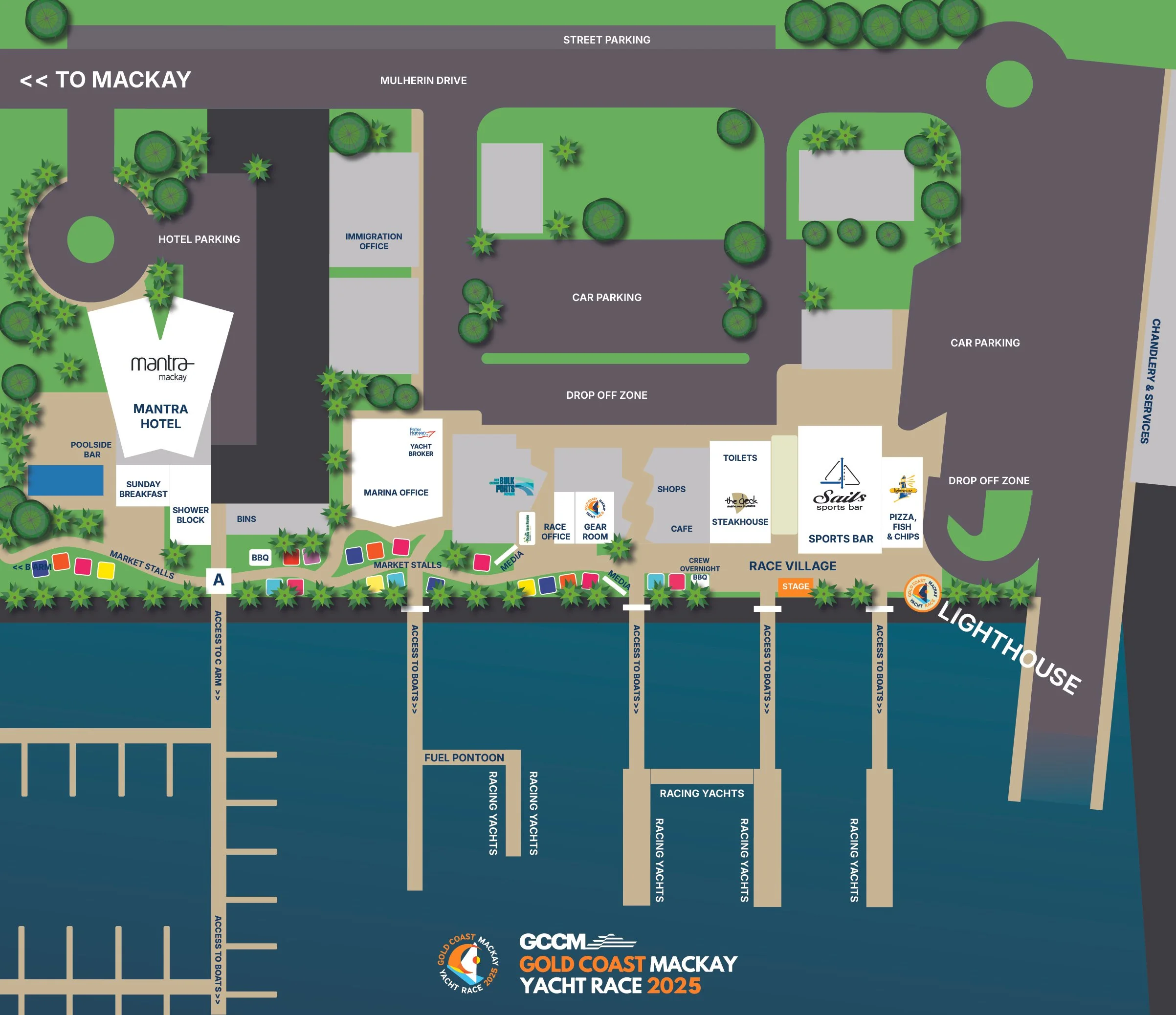 The Race Village — GCCM Gold Coast Mackay Yacht Race