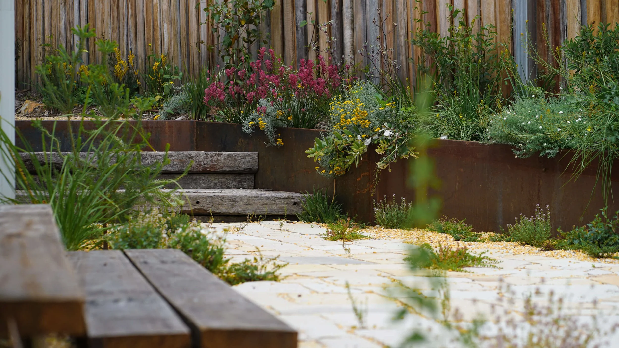 Sandstone Courtyard — Lachlan Richardson | Canberra Based Garden Designer