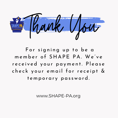 Welcome — SHAPE PA