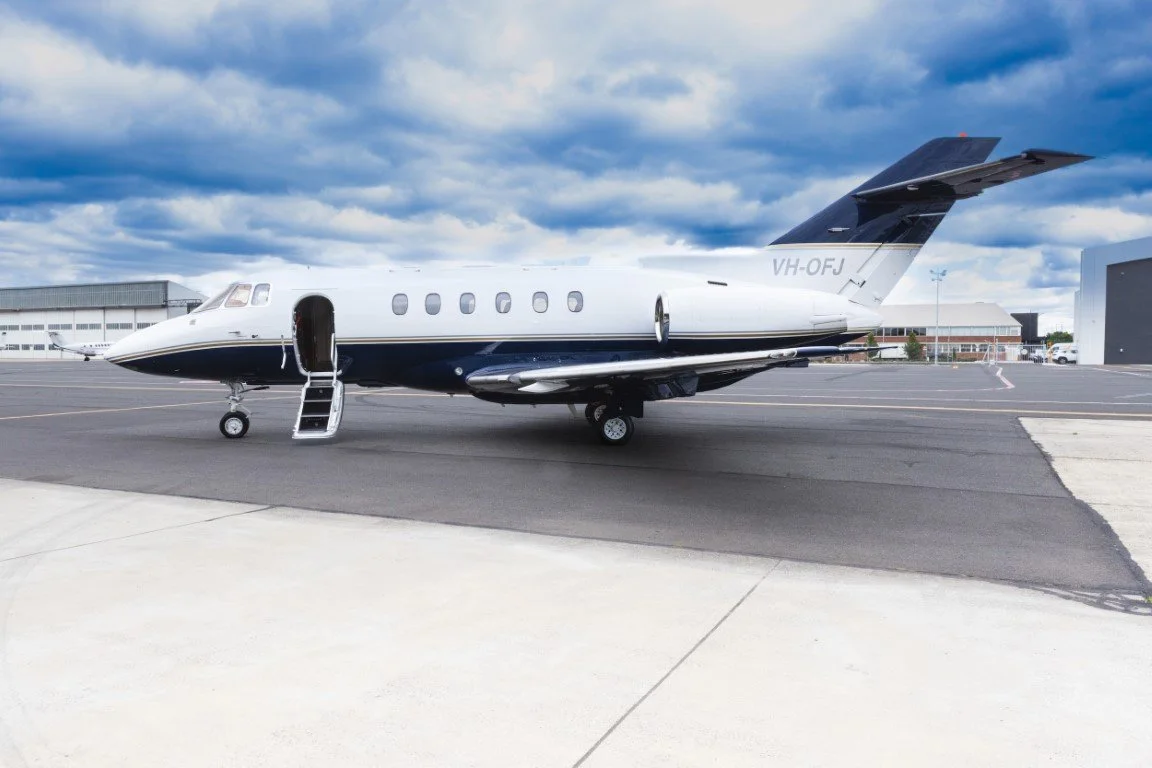 Inside our Hawker 800XP — ACAM Pacific - Private Jet Charters Australia