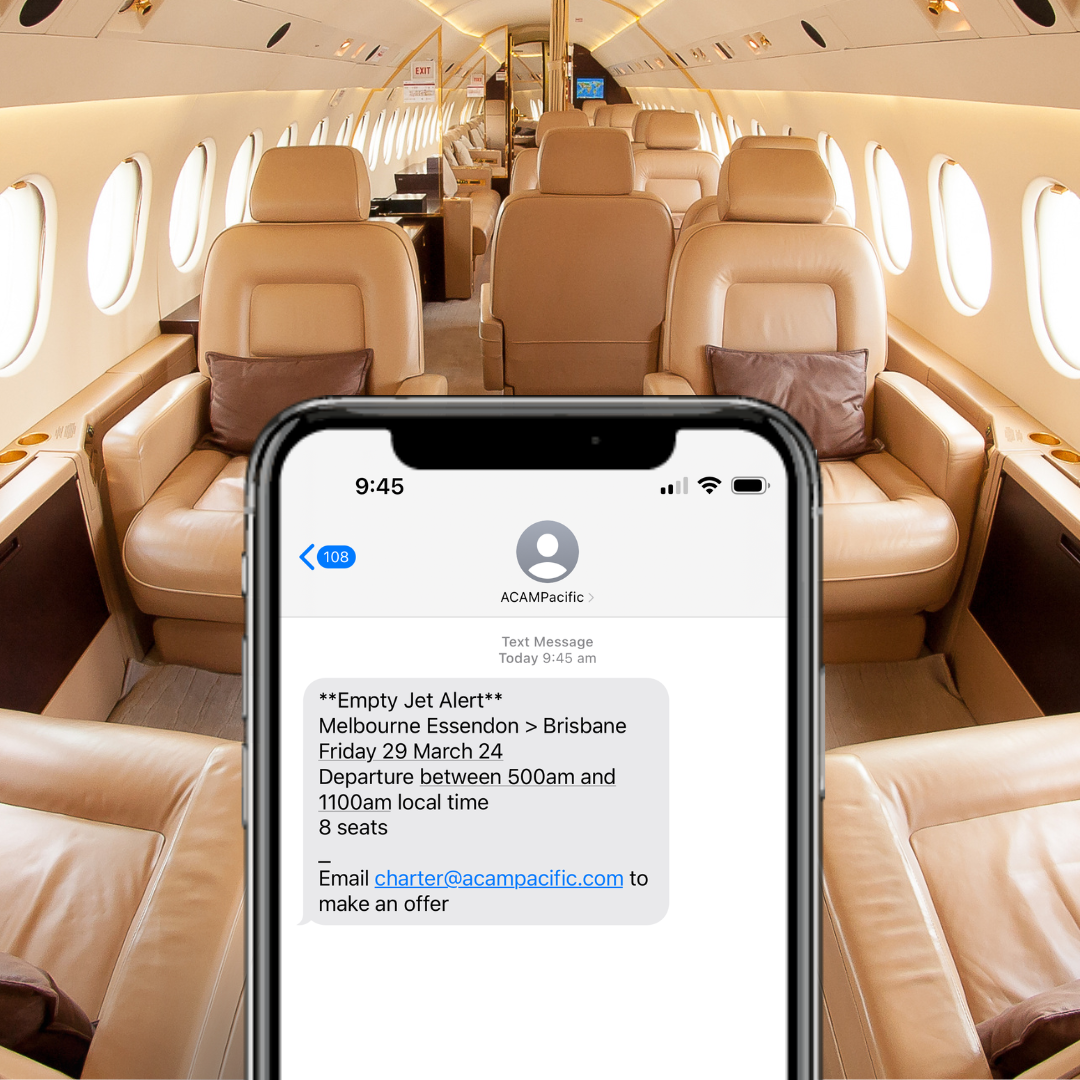 Empty Jet Flights | Fly Luxuriously, Save Now — ACAM Pacific - Private ...