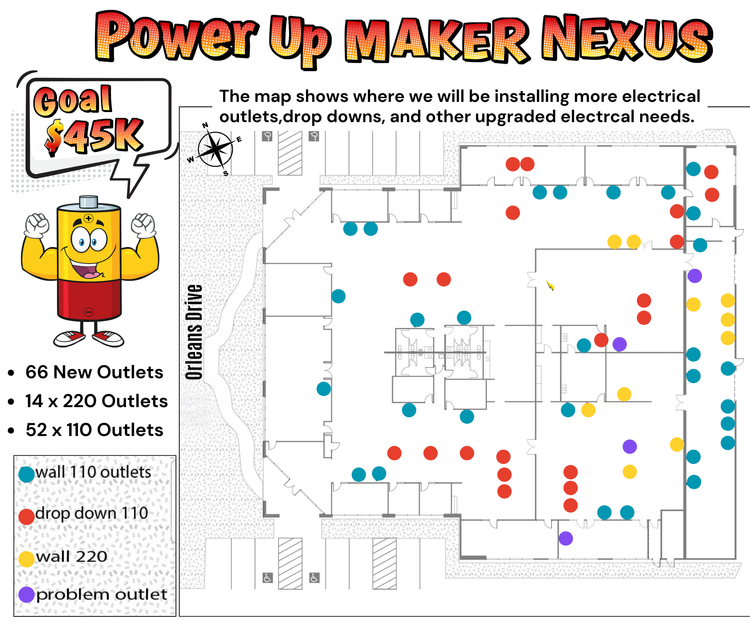Electrical Map — Maker Nexus