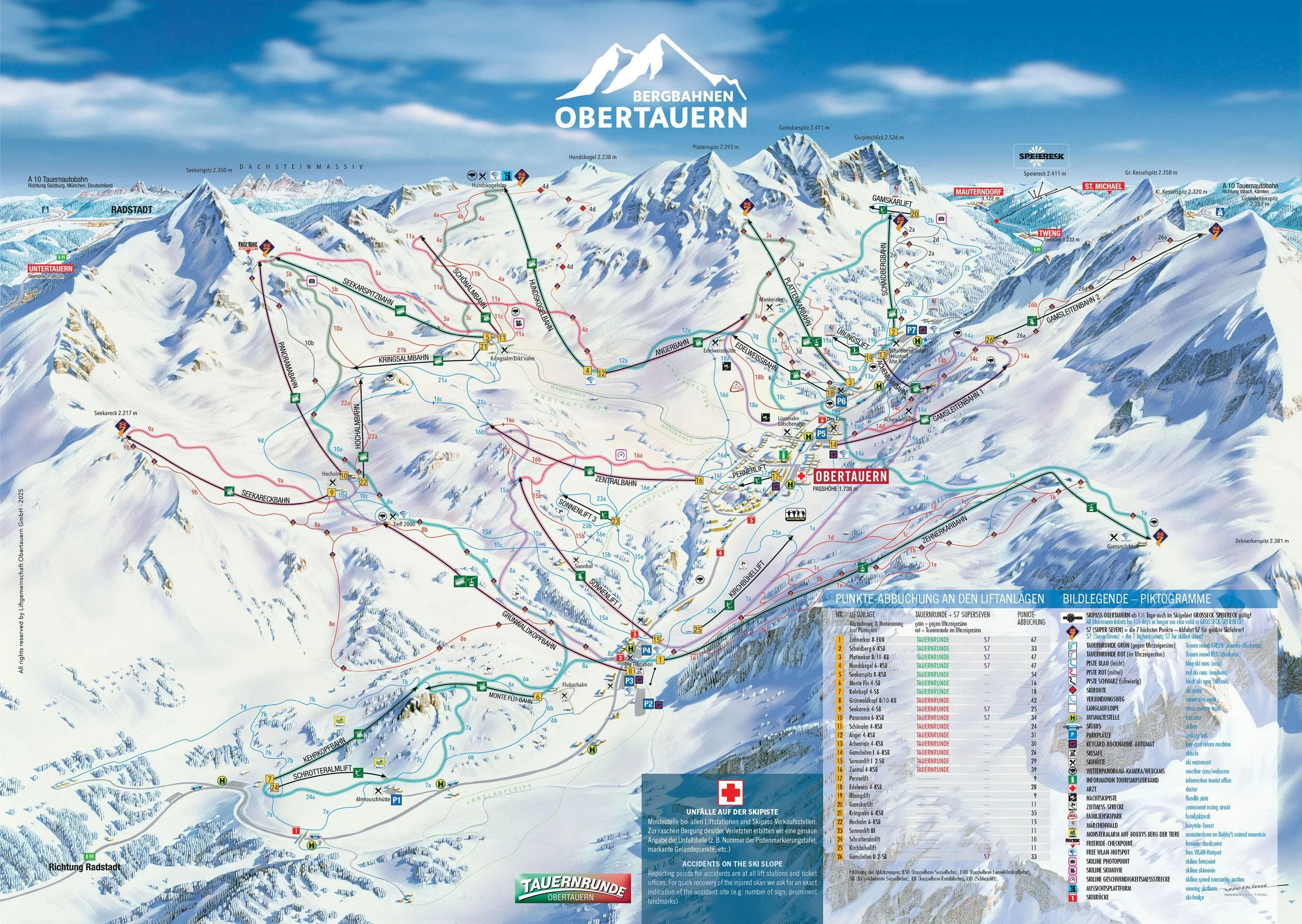 Piste Map — North47