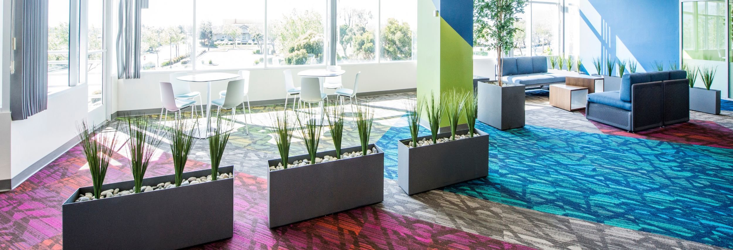 Design Modern Commercial Interiors: Planters & Green Options | PureModern