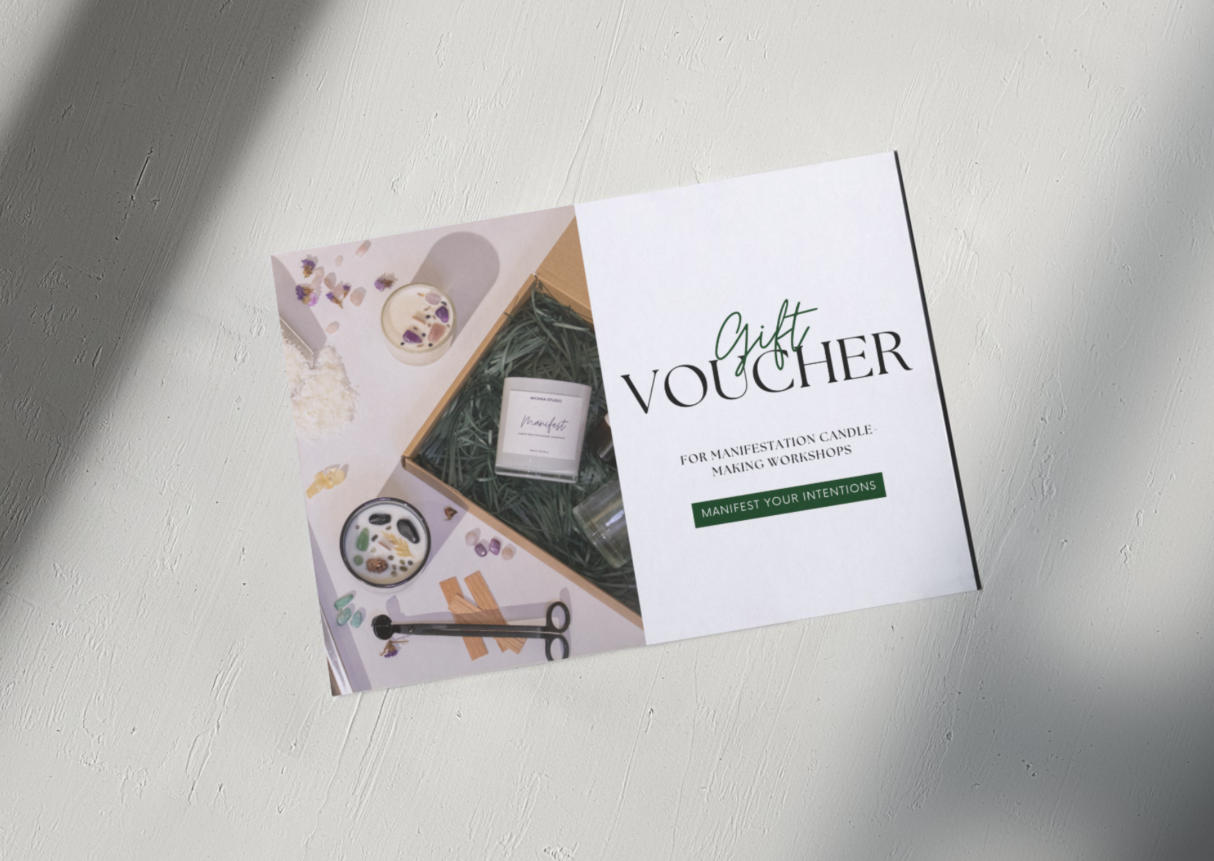 Manifest Candle-making Workshop - Gift Voucher — wickkastudio