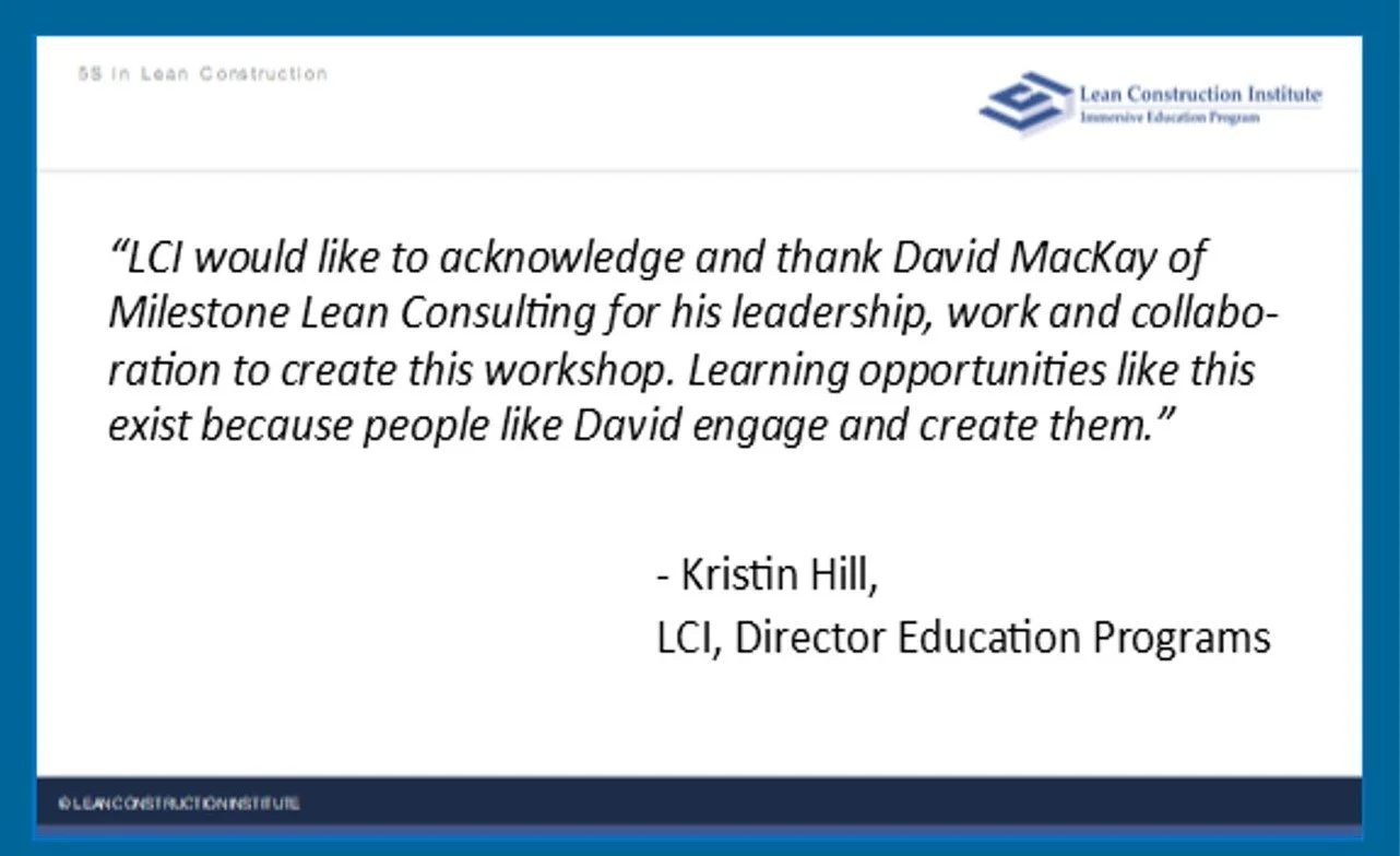 Milestone Lean Consulting