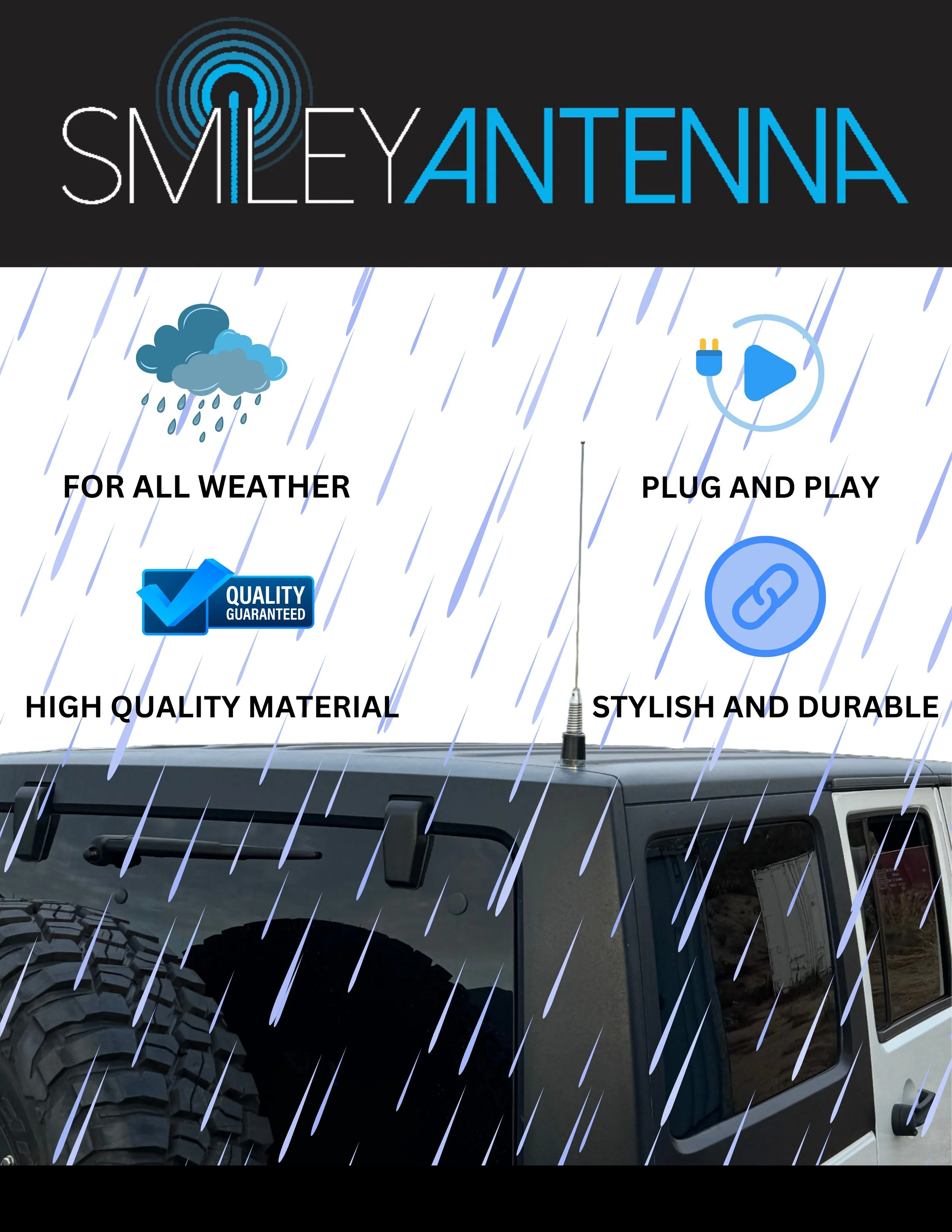 NMO ROD ANTENNA — Smiley Antenna
