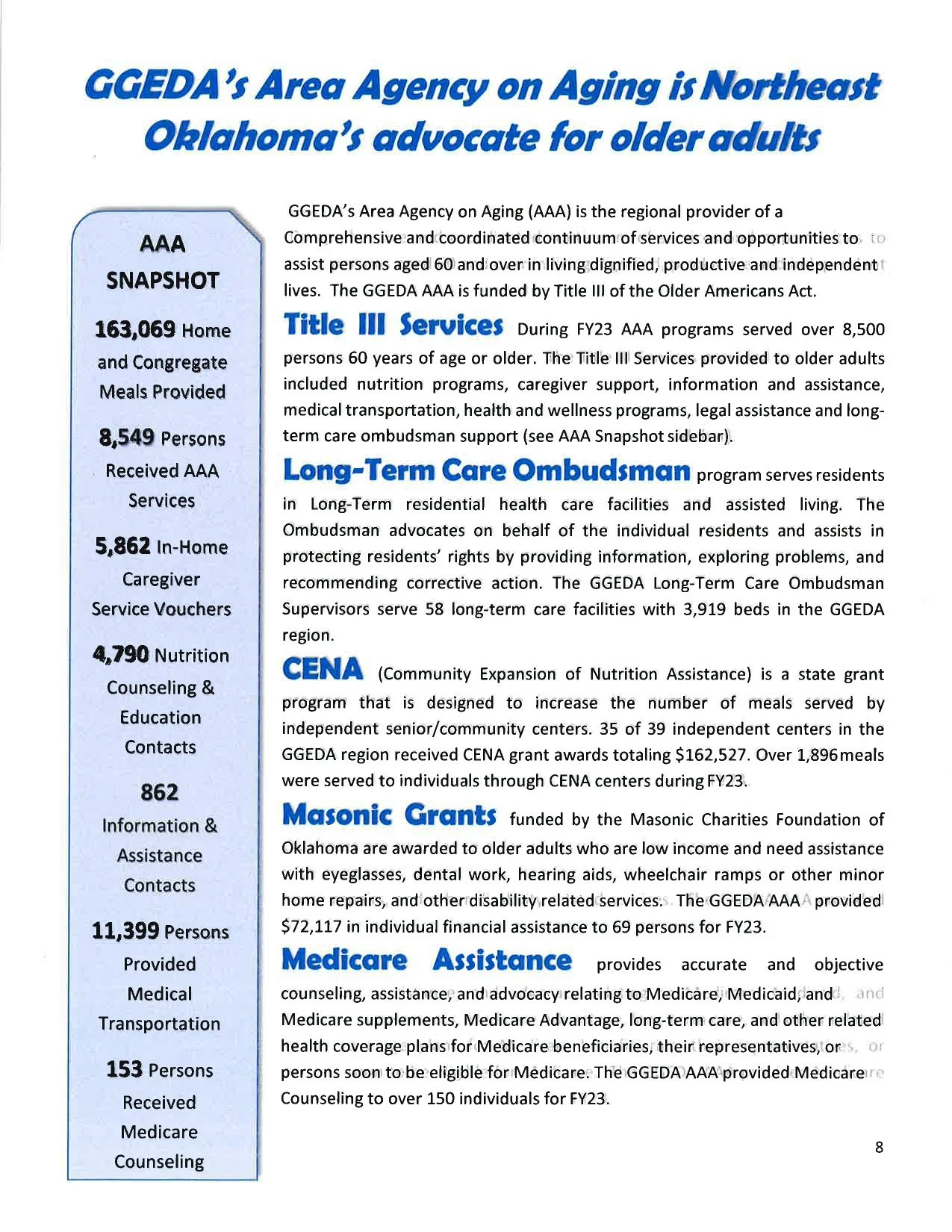 Area Agency On Aging — Grand Gateway