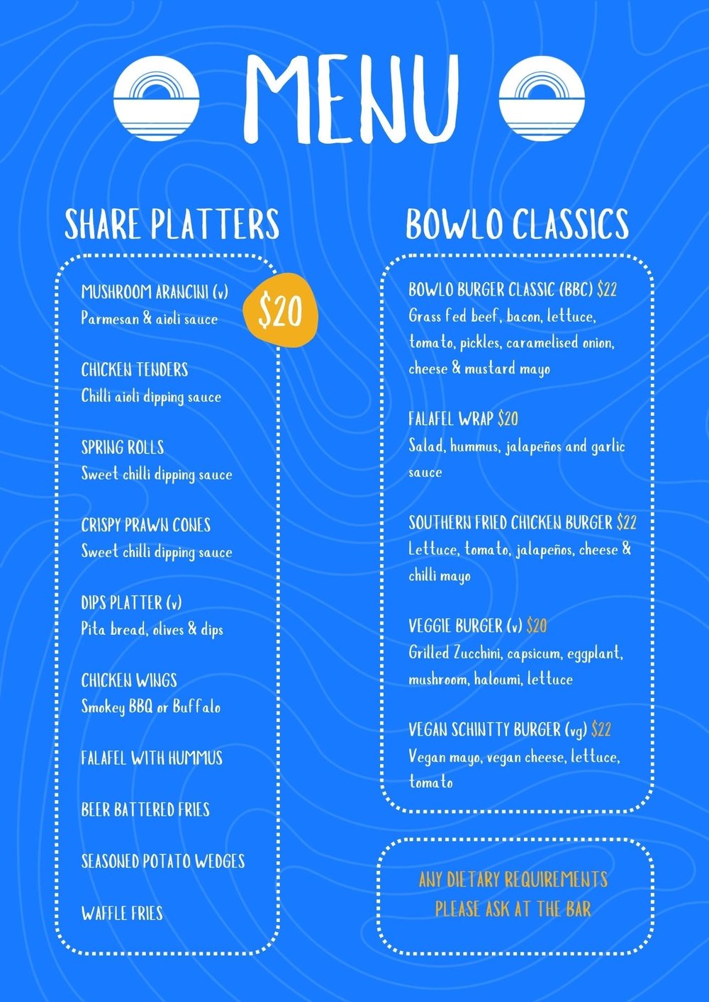 EAT & DRINK — Bondi Bowlo