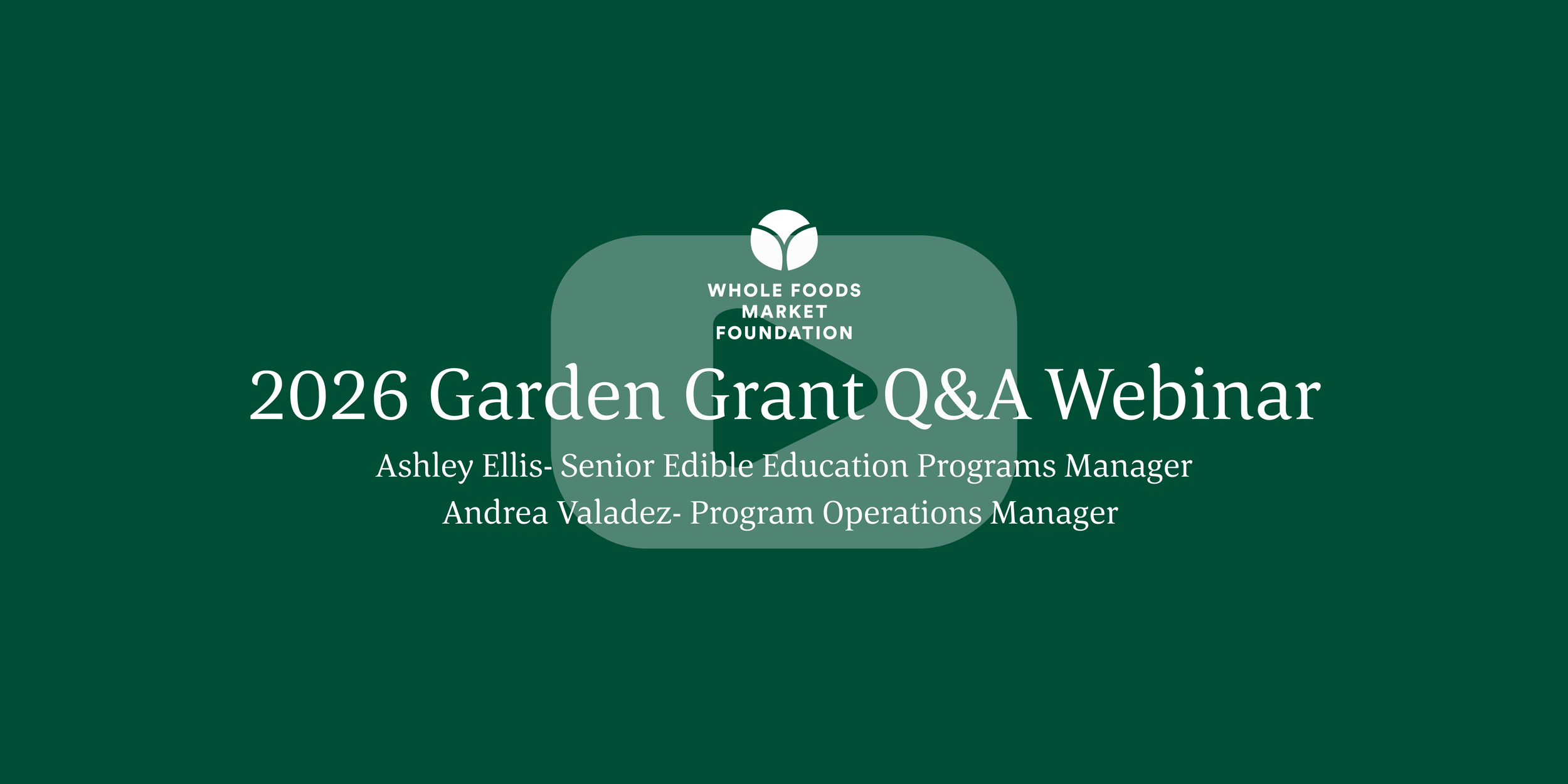Garden Grant | Empower Gardens Today — WFM Foundation
