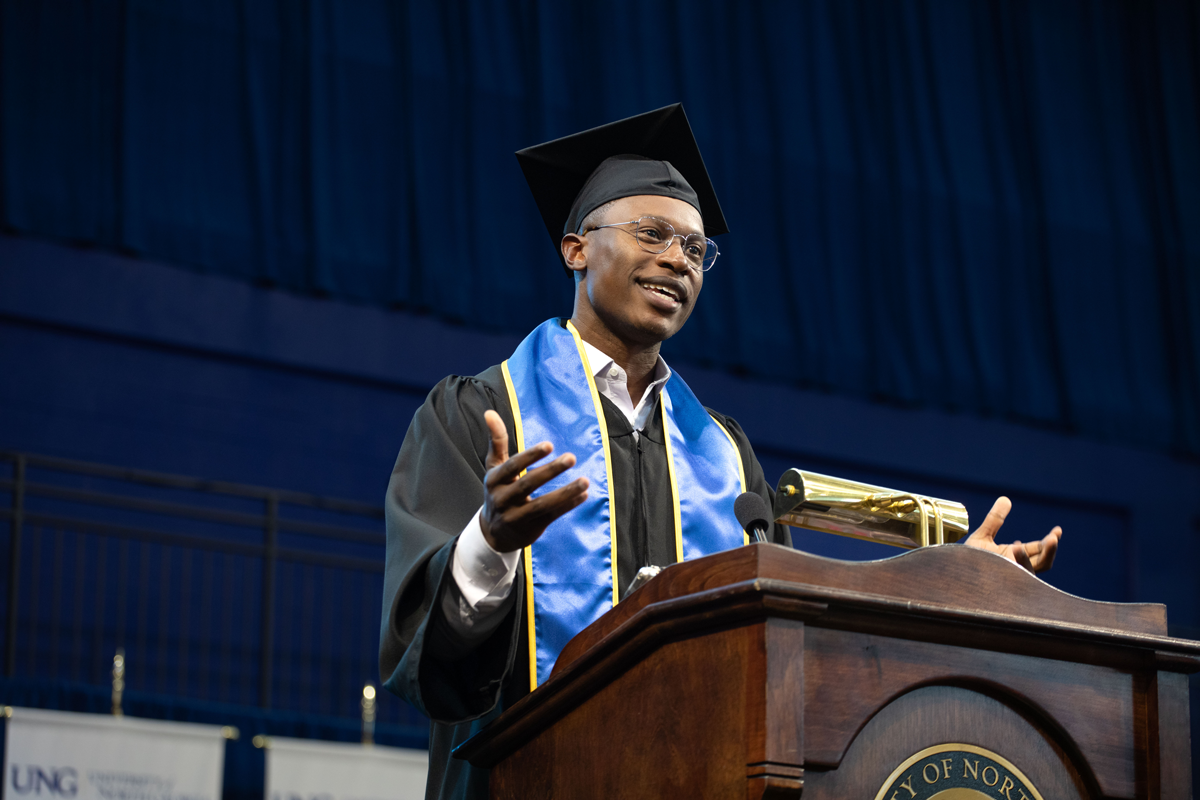 In the Spotlight - Fred Odom, '15 Speaks at UNG Summer Commencement ...
