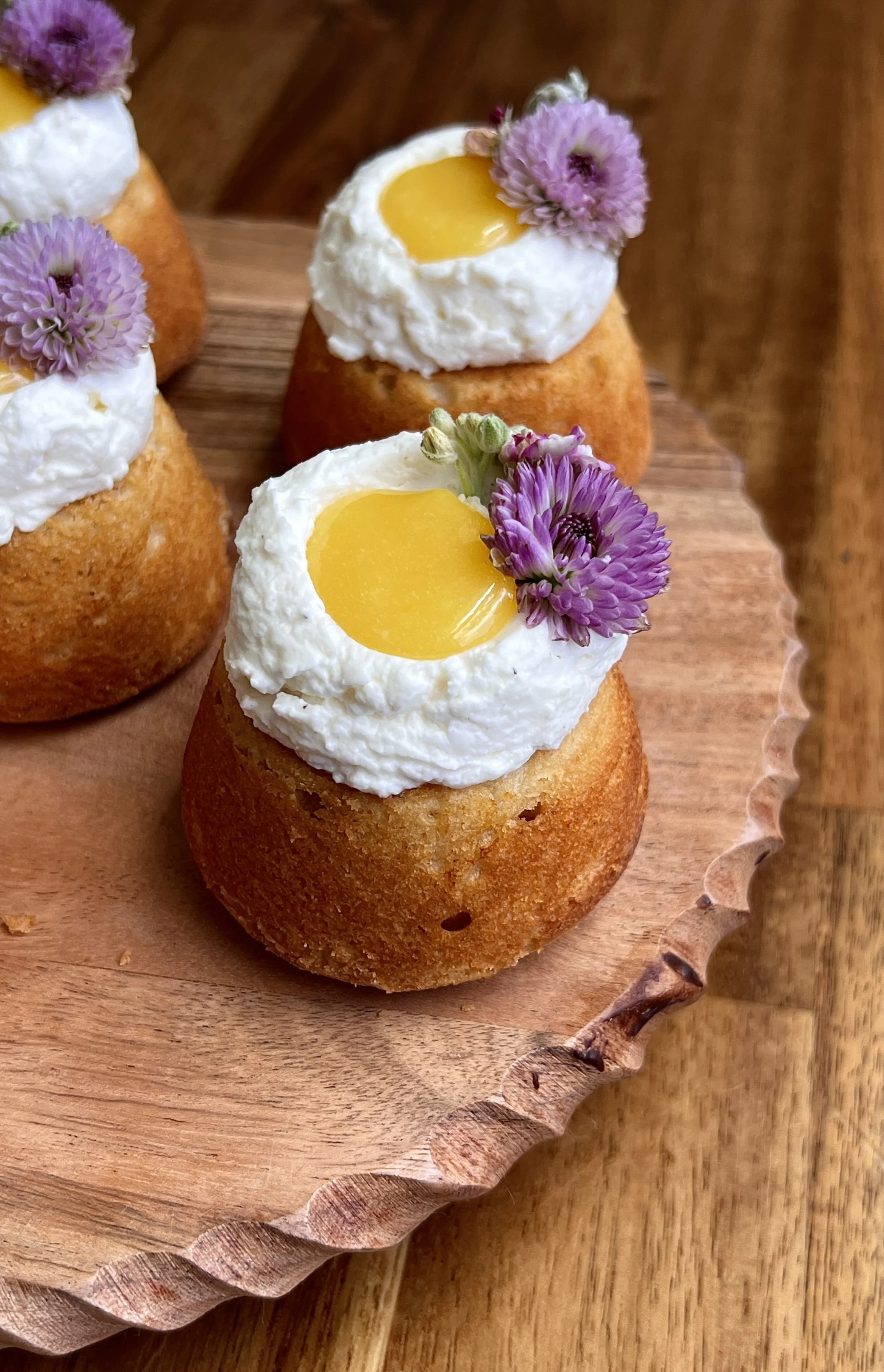 Mini Brown Butter Lemon Cakes — Well Made by Kiley