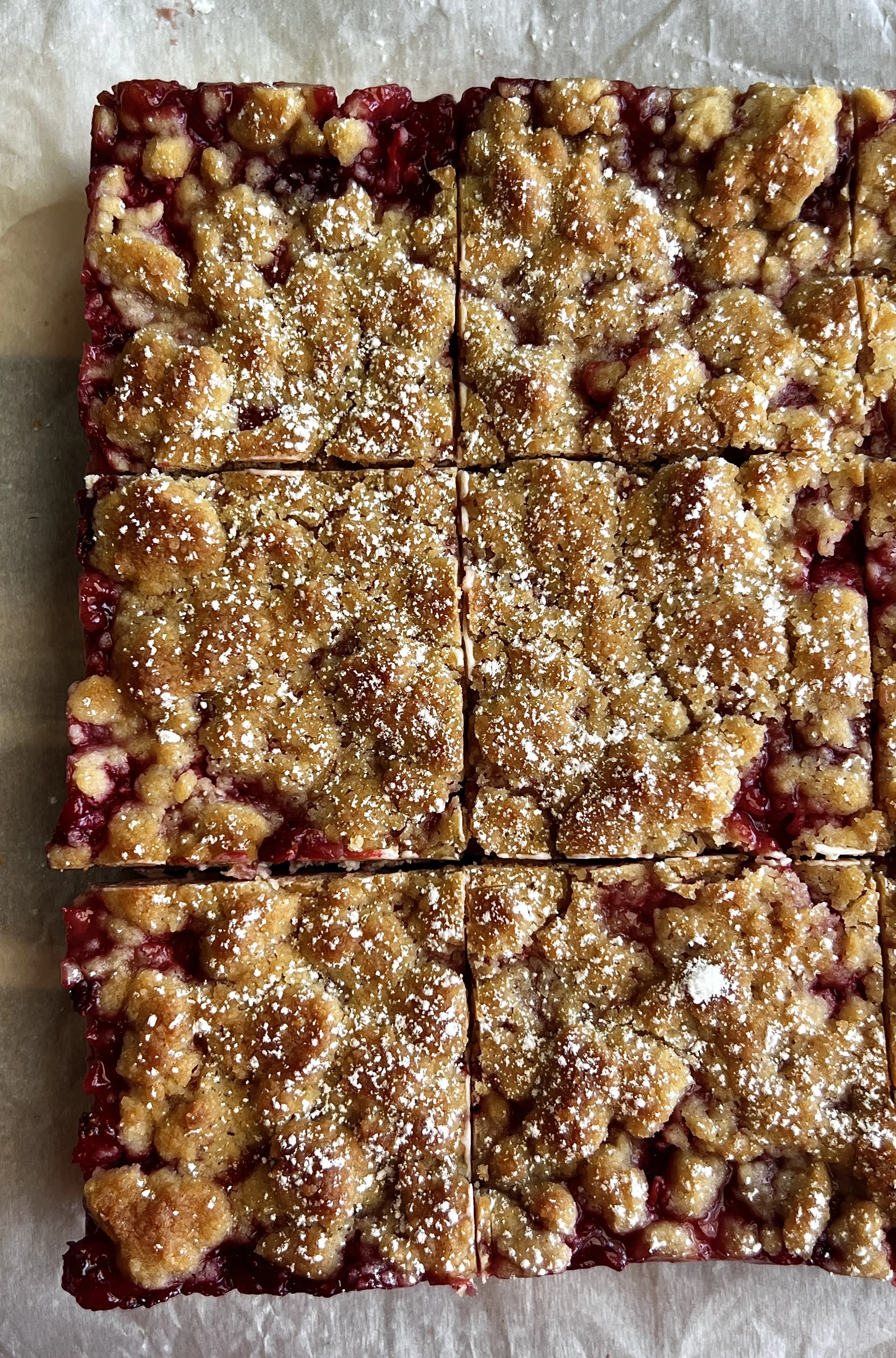 Strawberry Crumble Croissant Cheesecake Bars — Well Made by Kiley