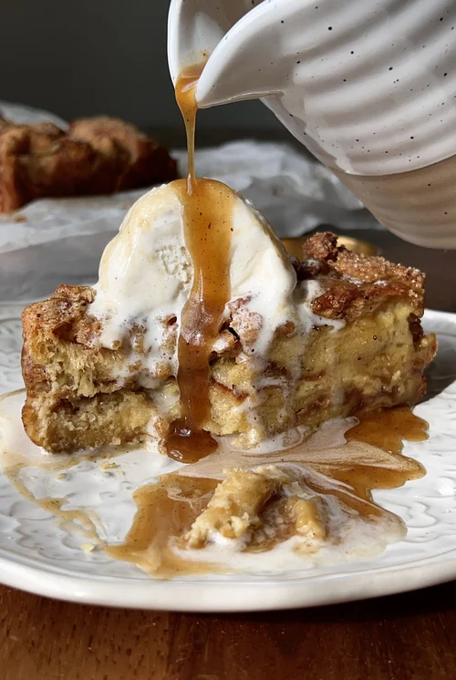 Small Batch Classic Bread Pudding with Homemade Buttermilk Syrup — Well ...