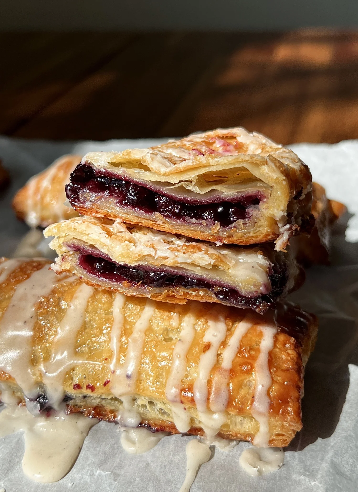 Homemade Blueberry Toaster Strudels — Well Made by Kiley