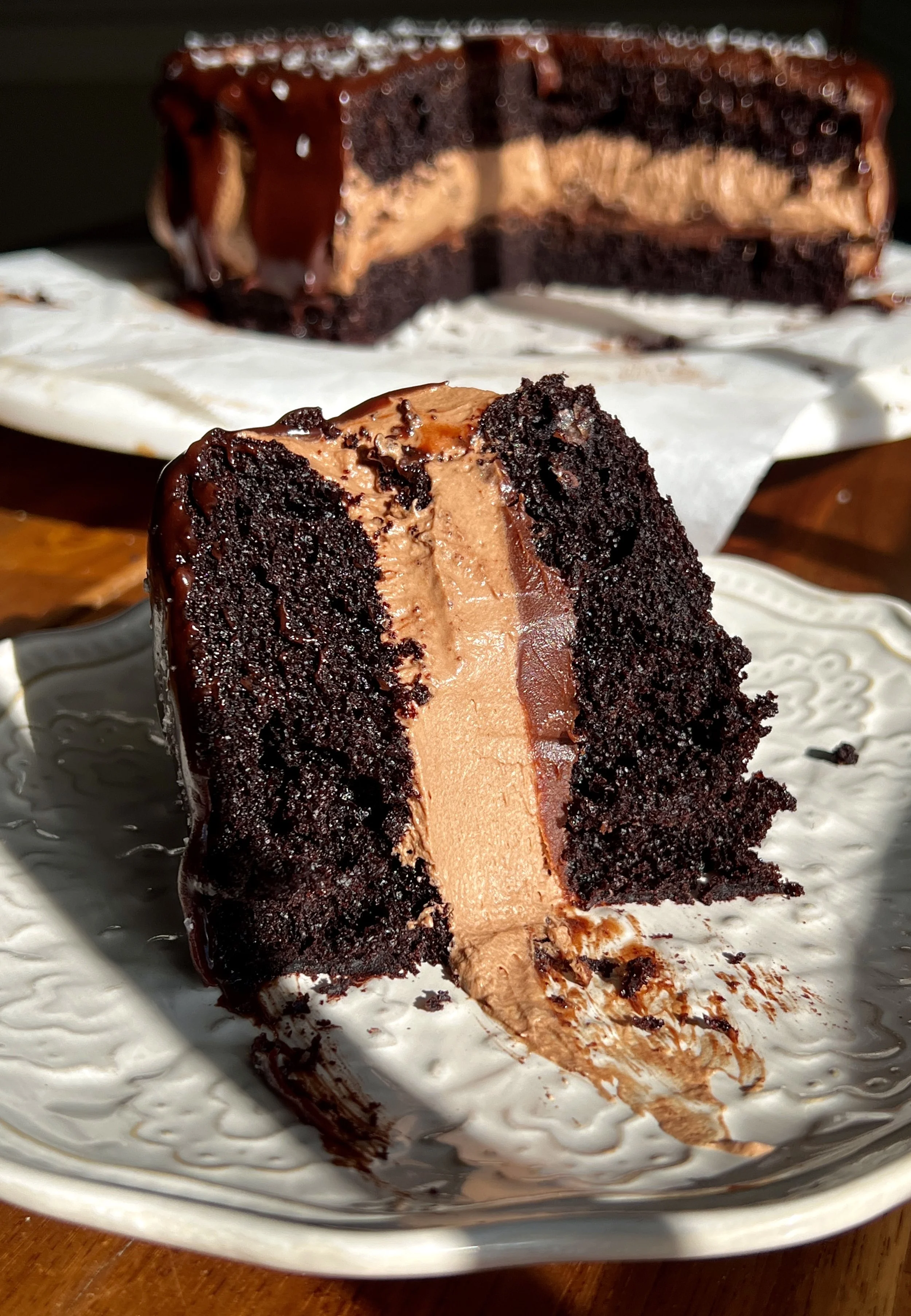 Chocolate Mousse Cake — Well Made by Kiley