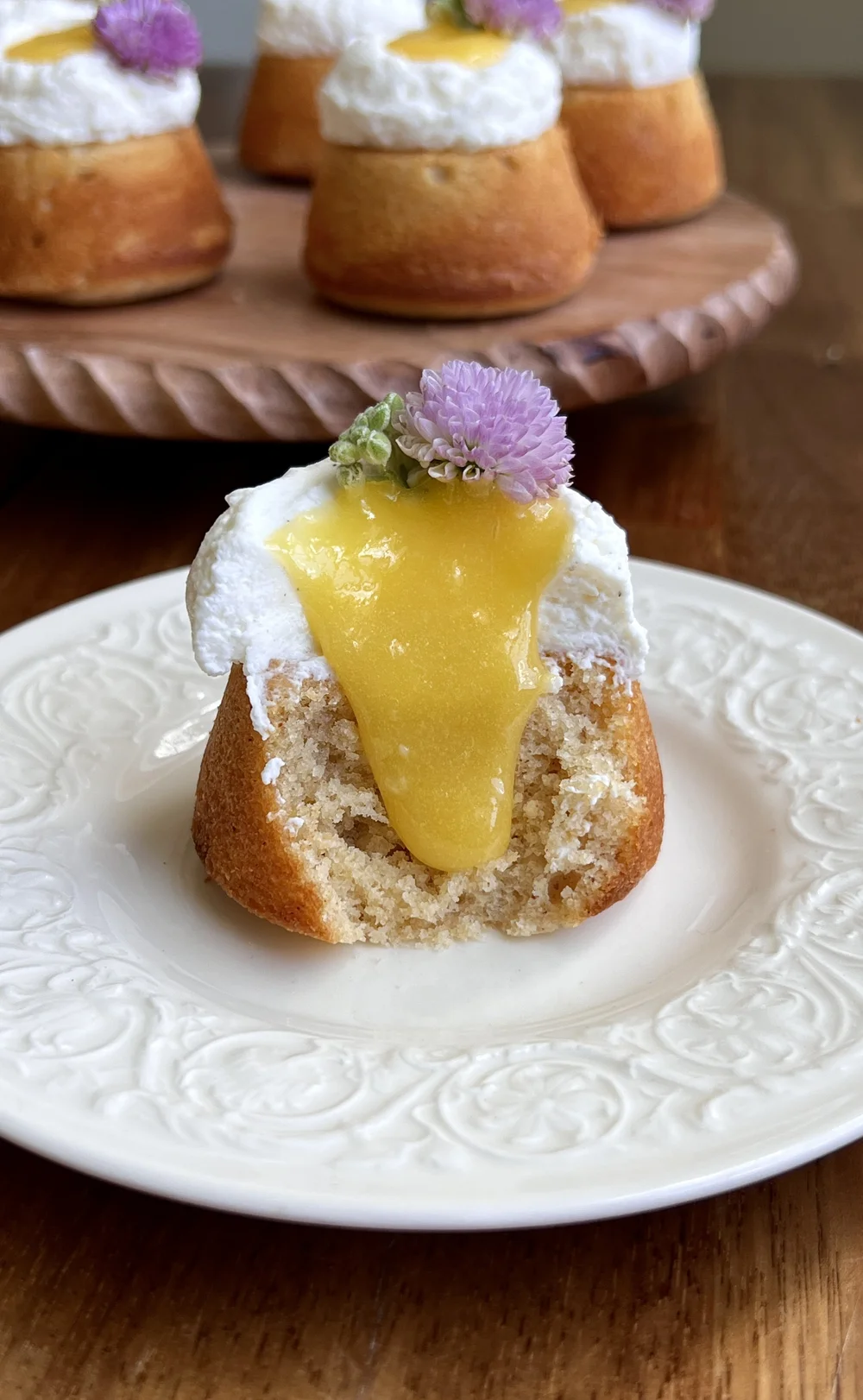 Mini Brown Butter Lemon Cakes — Well Made by Kiley