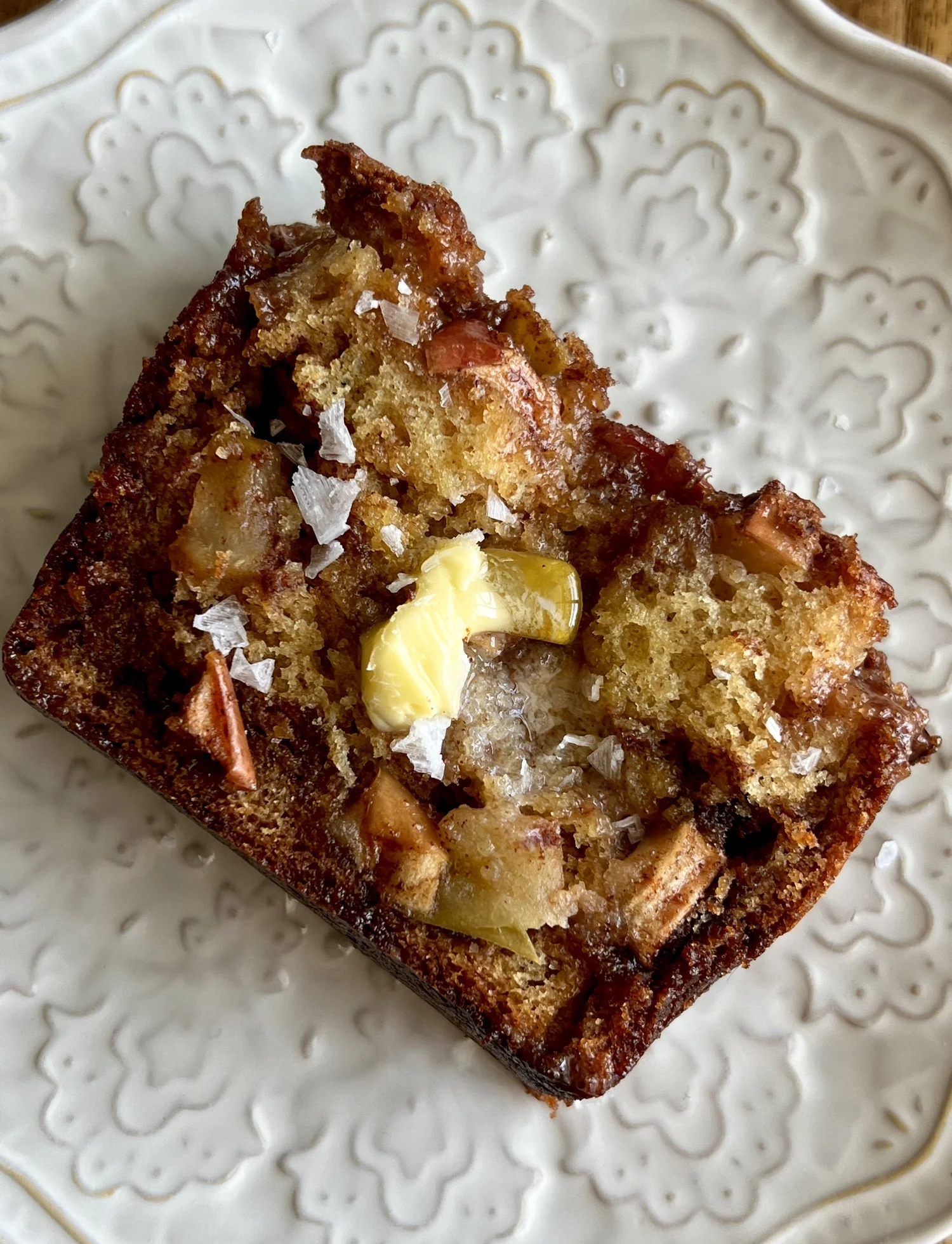 Brown Butter Apple Fritter Loaf — Well Made by Kiley