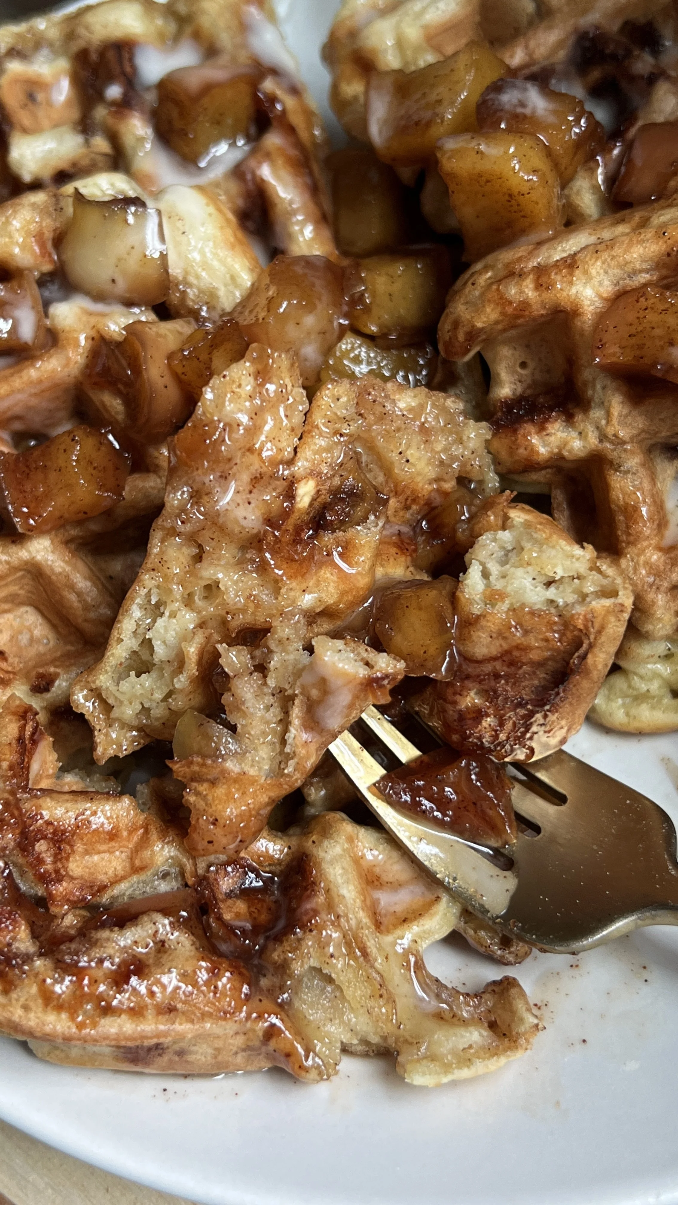 Apple Pie Stuffed Waffles — Well Made by Kiley