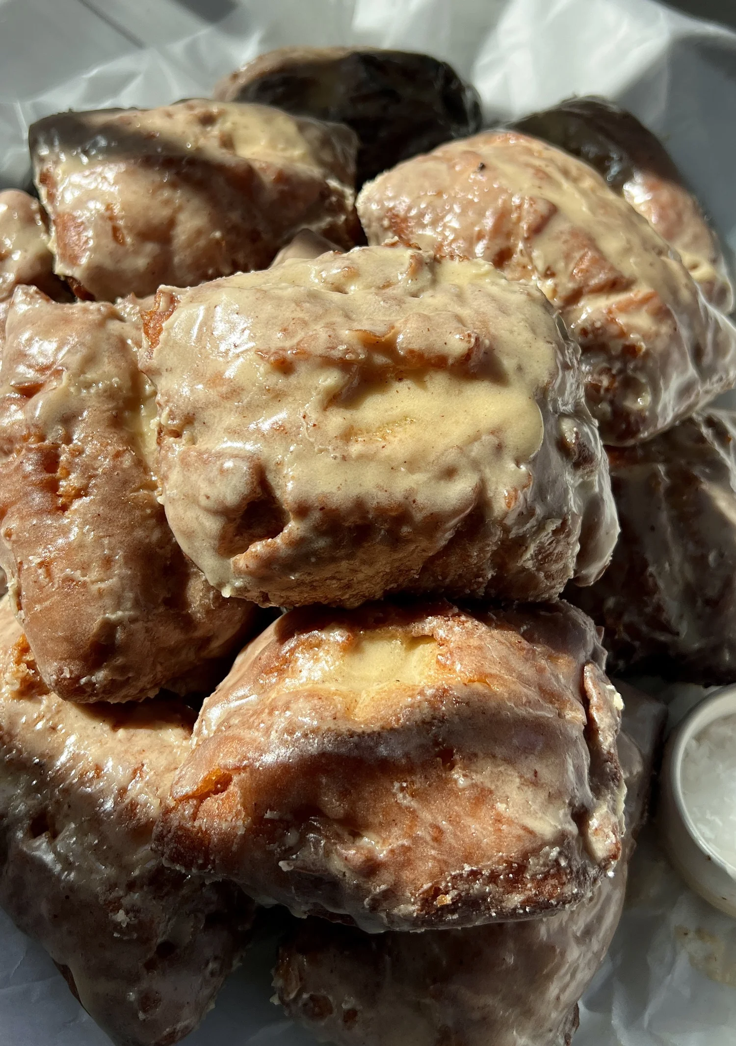 Old-Fashioned Buttermilk Donuts Bars with Brown Butter Maple Vanilla ...