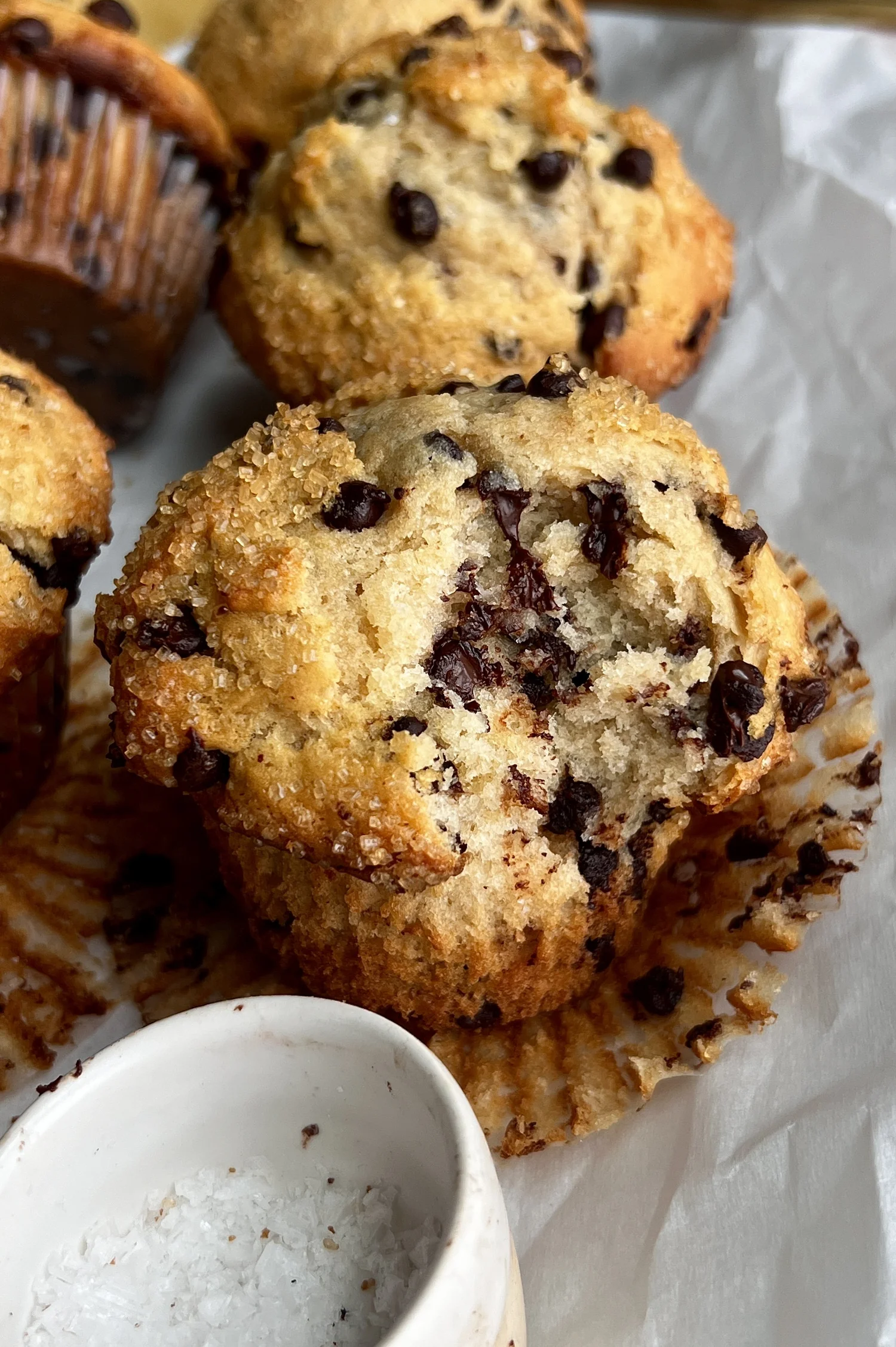 Bakery-Style Brown Butter Chocolate Chip Muffins — Well Made by Kiley