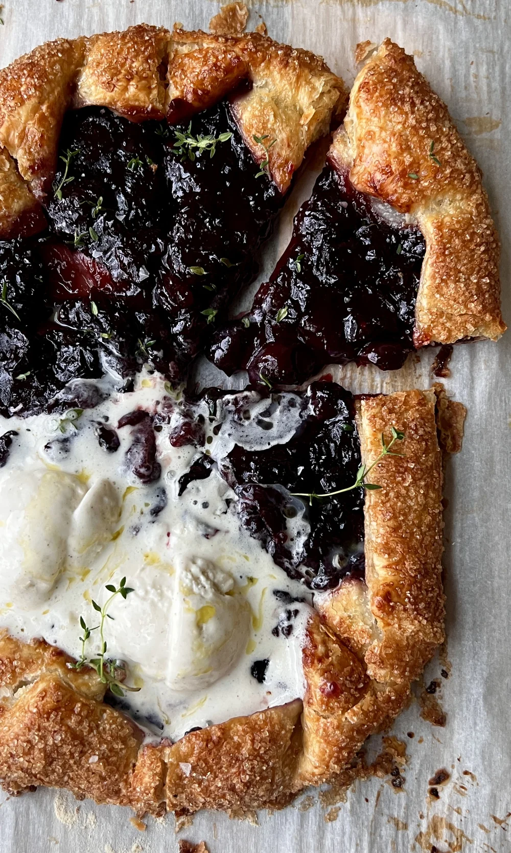 Cherry Puff Galette – Flaky Puff Pastry, Sweet-Tart Cherries, and a ...
