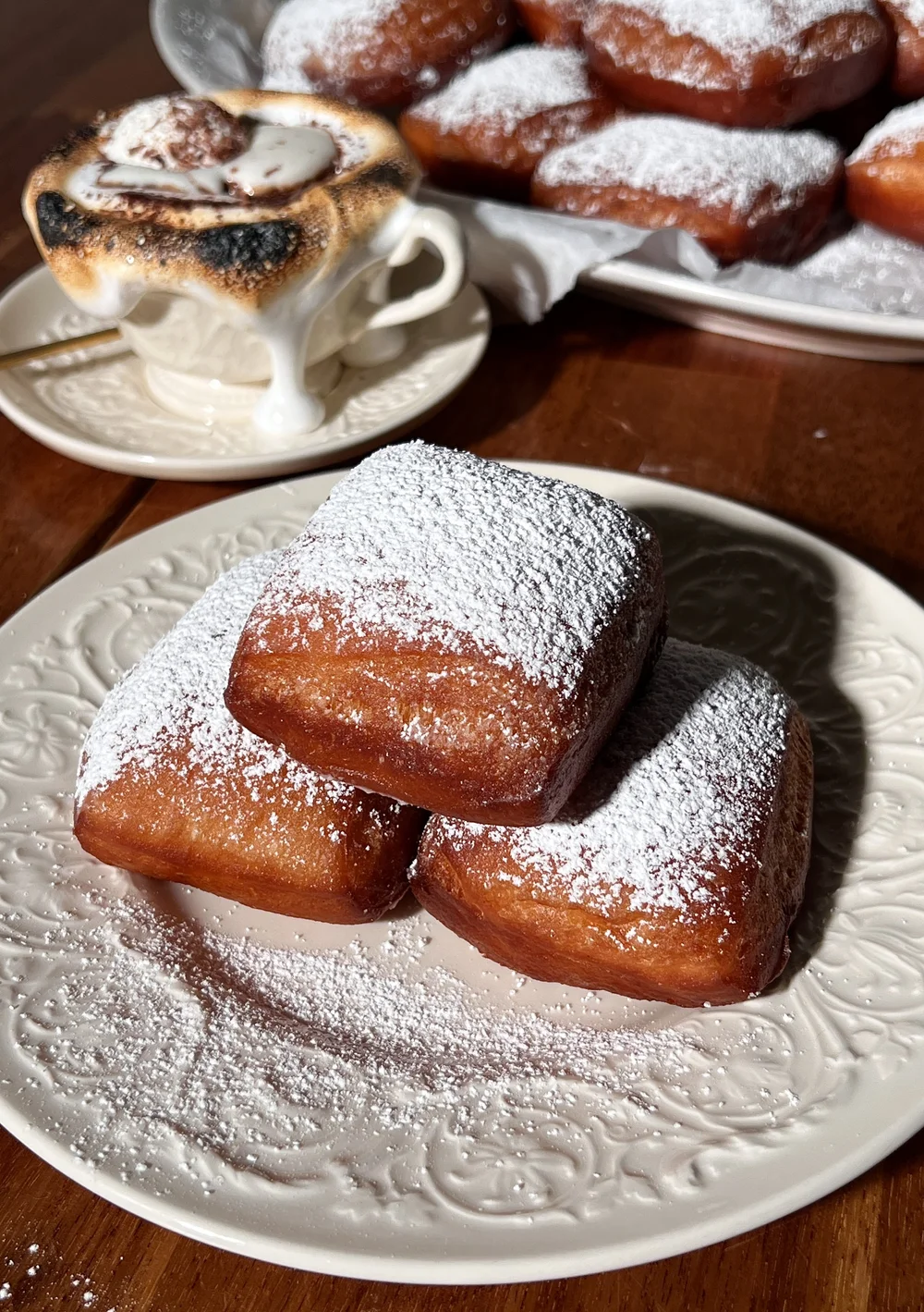 Homemade Beignets with French Hot Chocolate — Well Made by Kiley