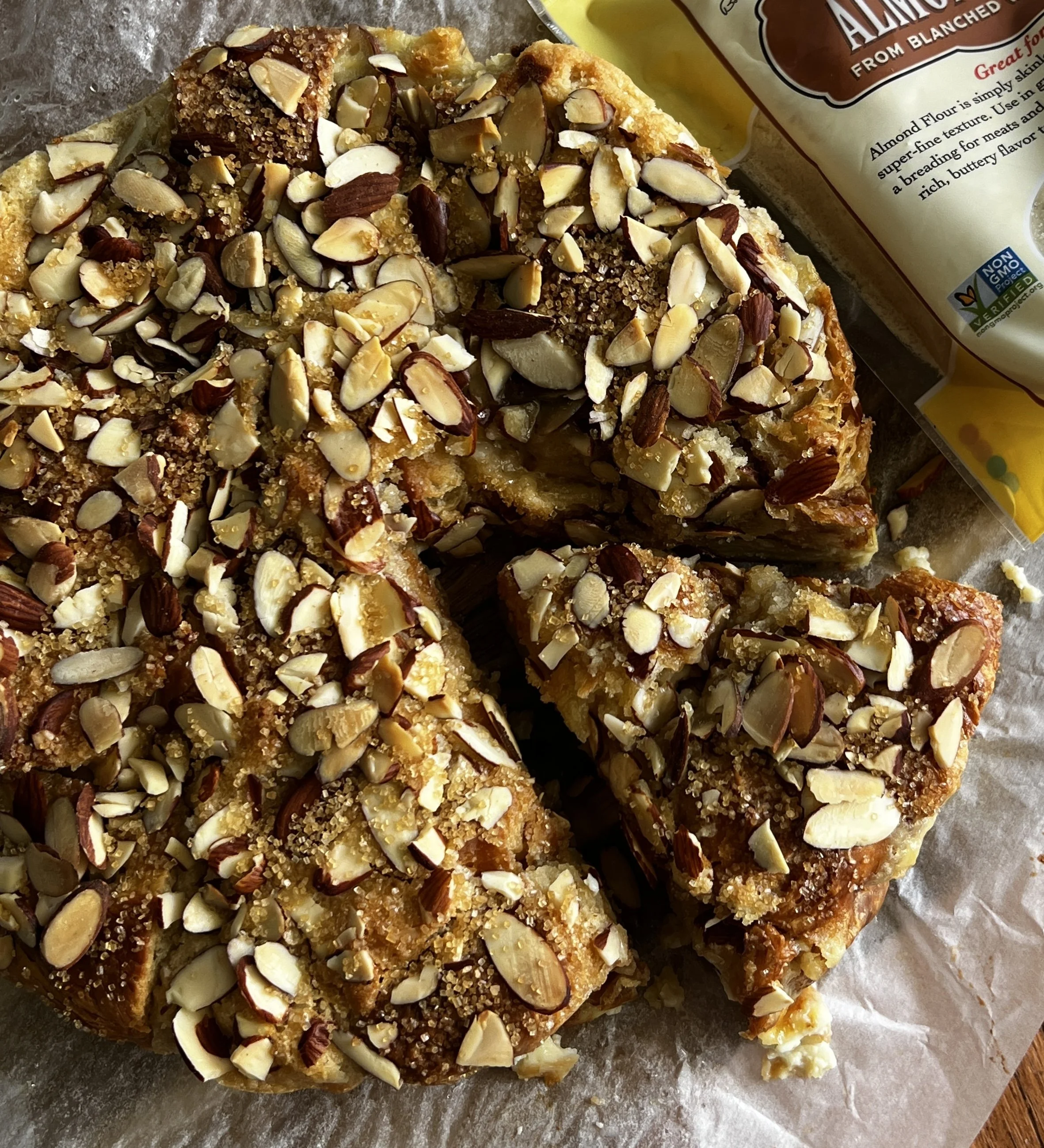 Almond Croissant Bread Pudding — Well Made by Kiley