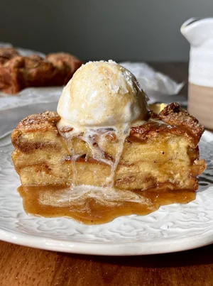Small Batch Classic Bread Pudding with Homemade Buttermilk Syrup — Well ...