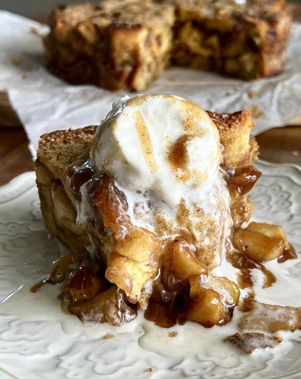 Apple Pie Bread Pudding — Well Made by Kiley