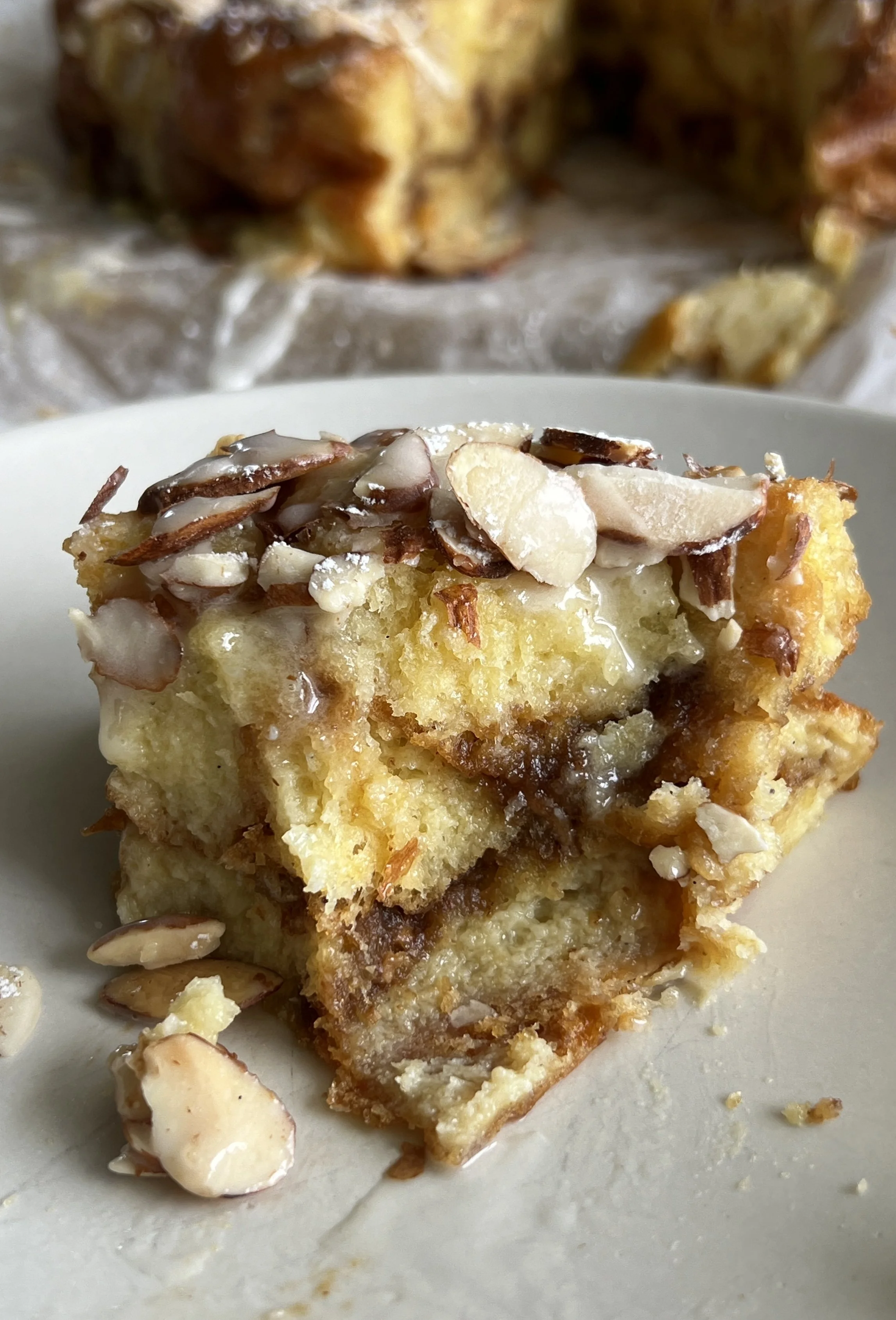 Almond Bread Pudding — Well Made by Kiley