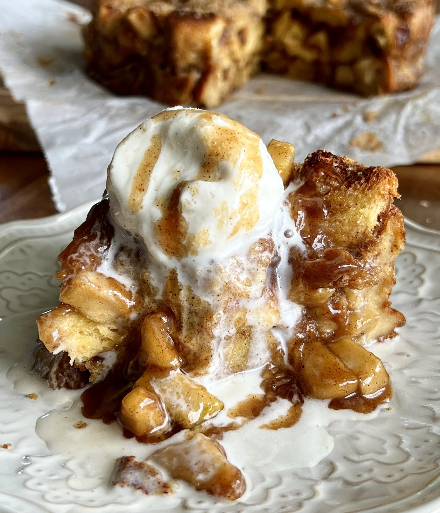 Apple Pie Bread Pudding — Well Made by Kiley