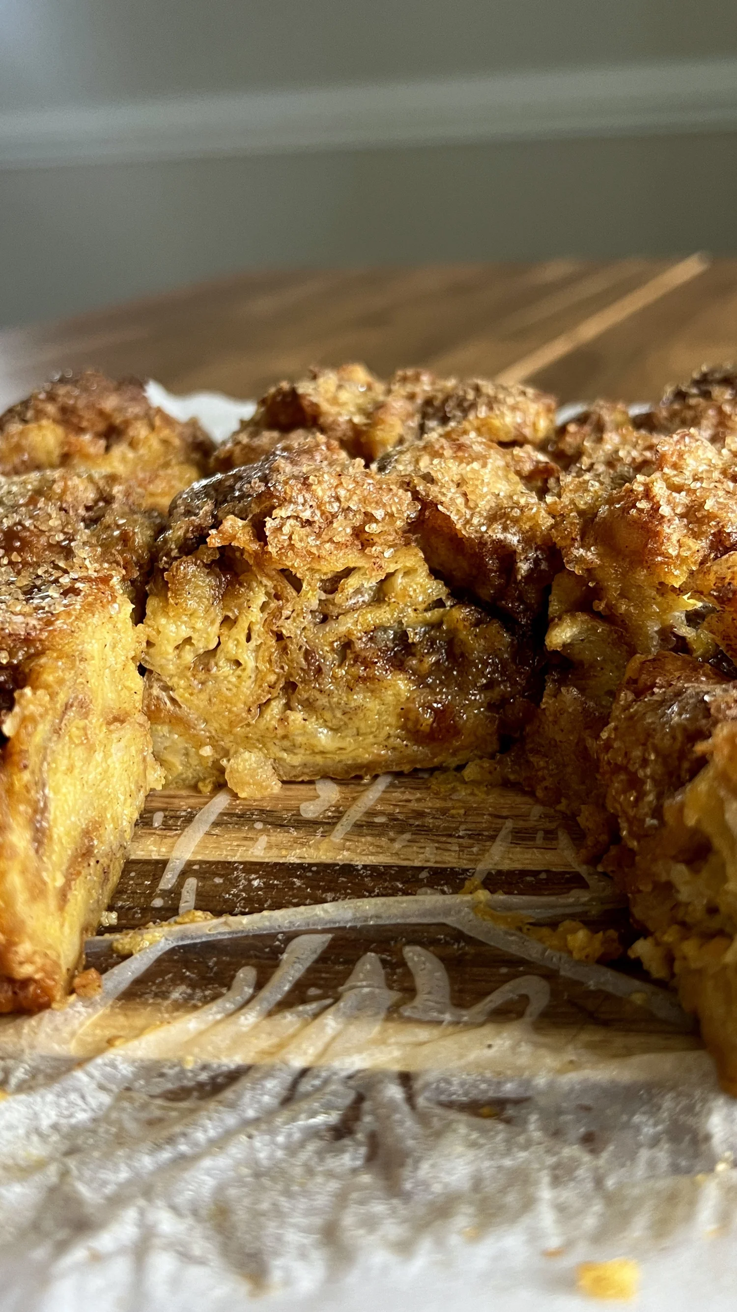 Pumpkin Churro Croissant Bread Pudding — Well Made by Kiley