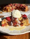 Dark Chocolate Raspberry Bread Pudding — Well Made by Kiley