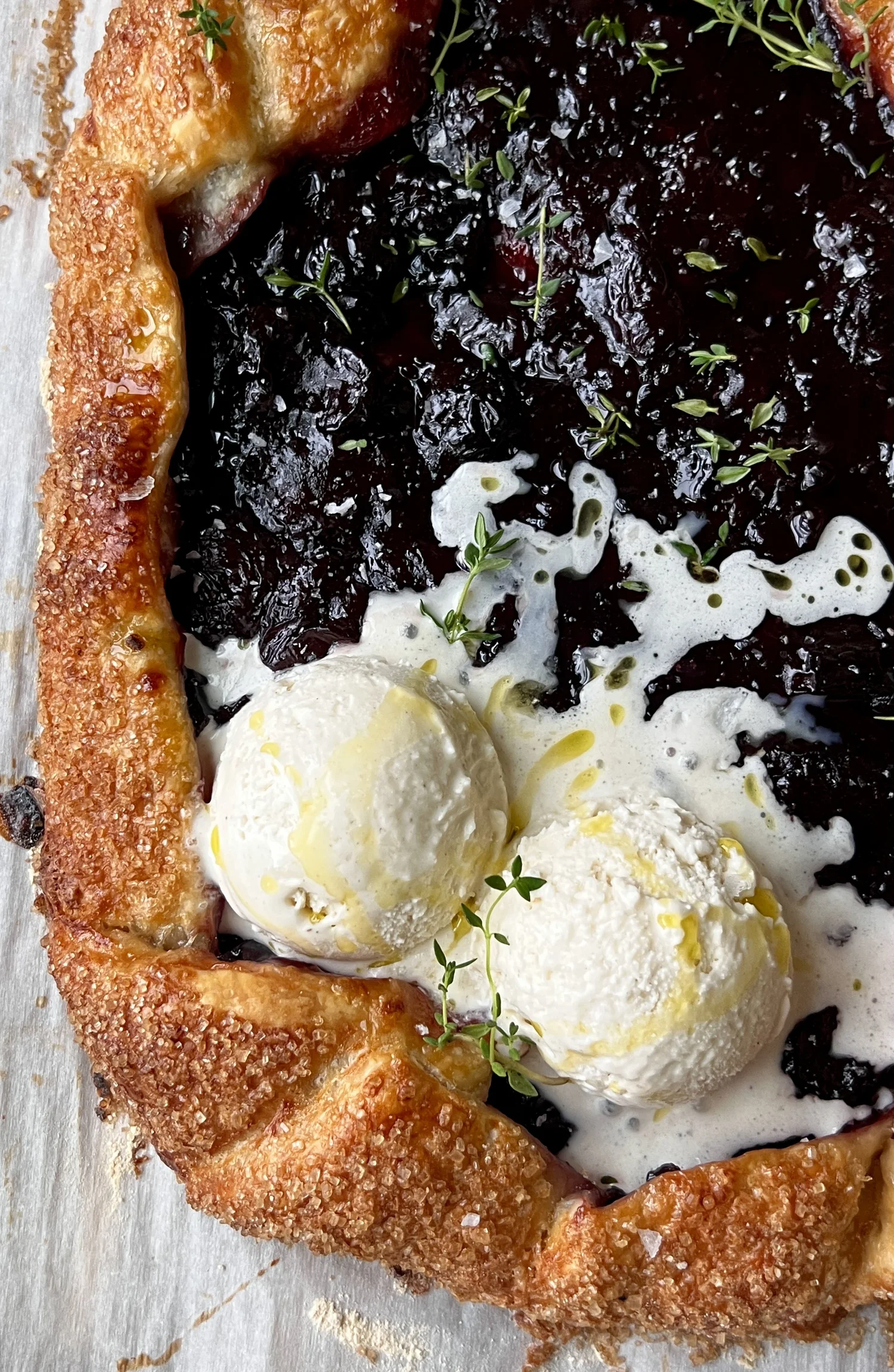 Cherry Puff Galette – Flaky Puff Pastry, Sweet-Tart Cherries, and a ...