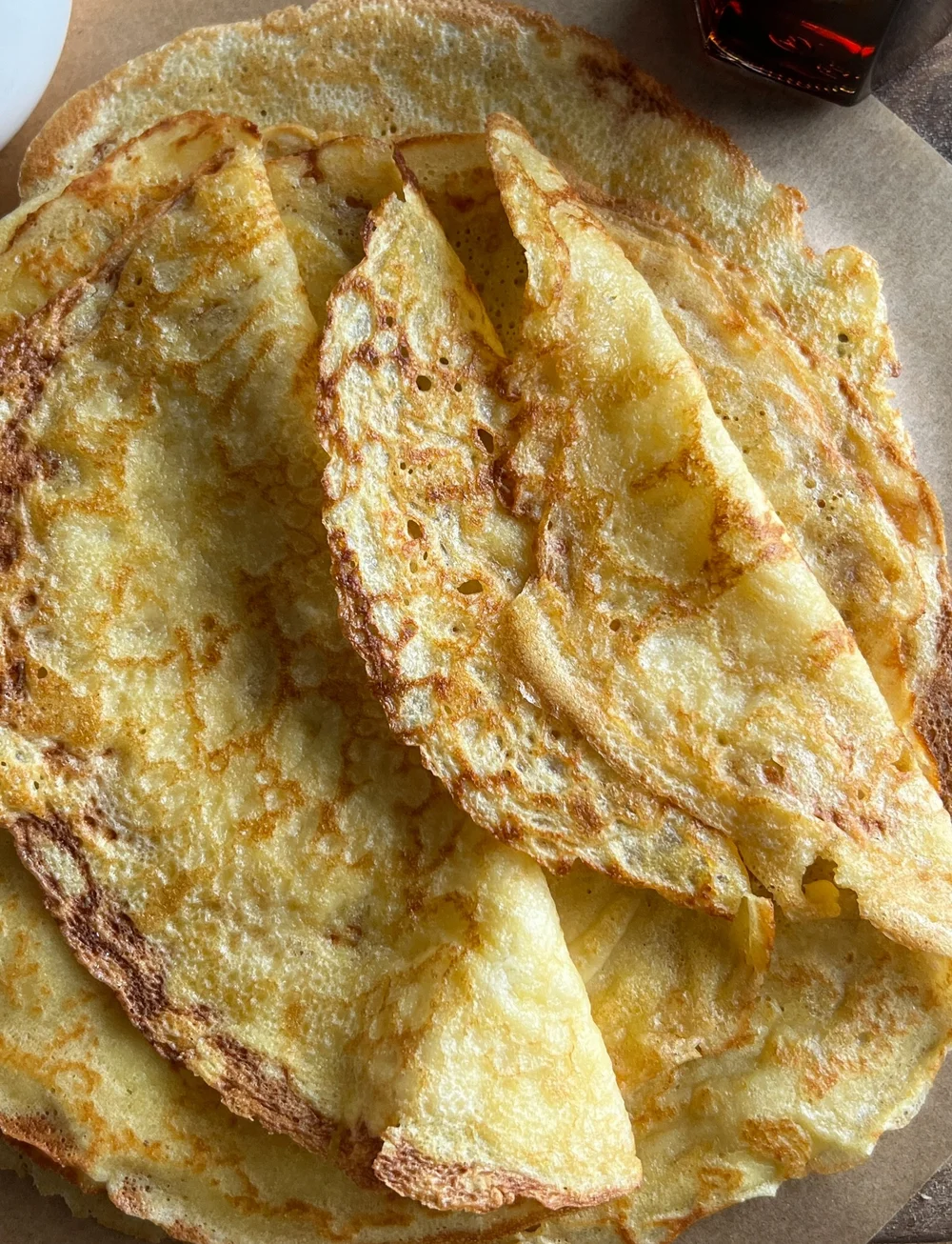 Sourdough Crepes with Whipped Honey Cinnamon Butter — Well Made by Kiley