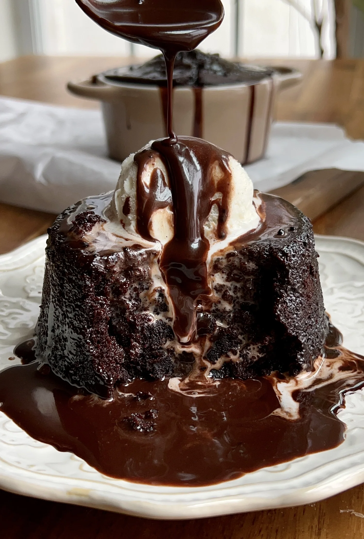 Chocolate Sticky Toffee Puddings for Two — Well Made by Kiley