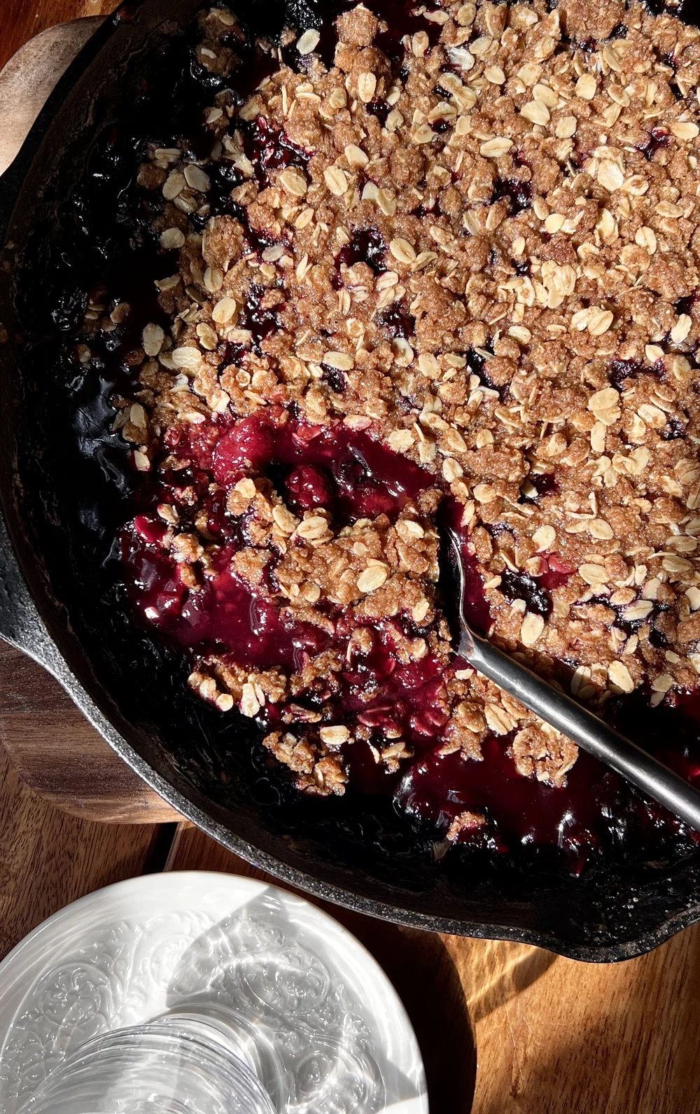 Brown Butter Berry Crisp Parfaits with Maple Cinnamon Brown Butter ...