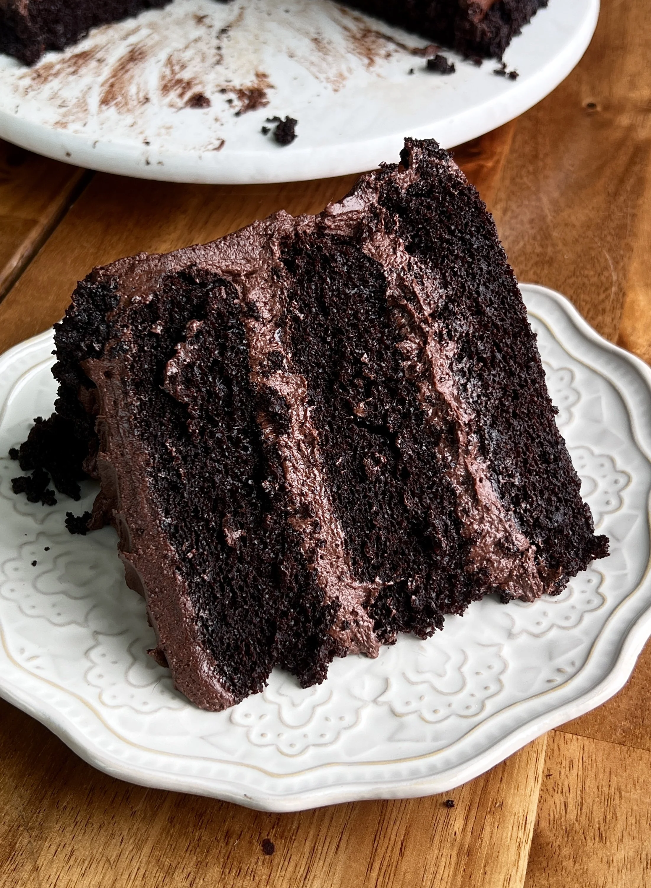 Best Classic Chocolate Cake (Moist Chocolate Layer Cake) — Well Made by ...
