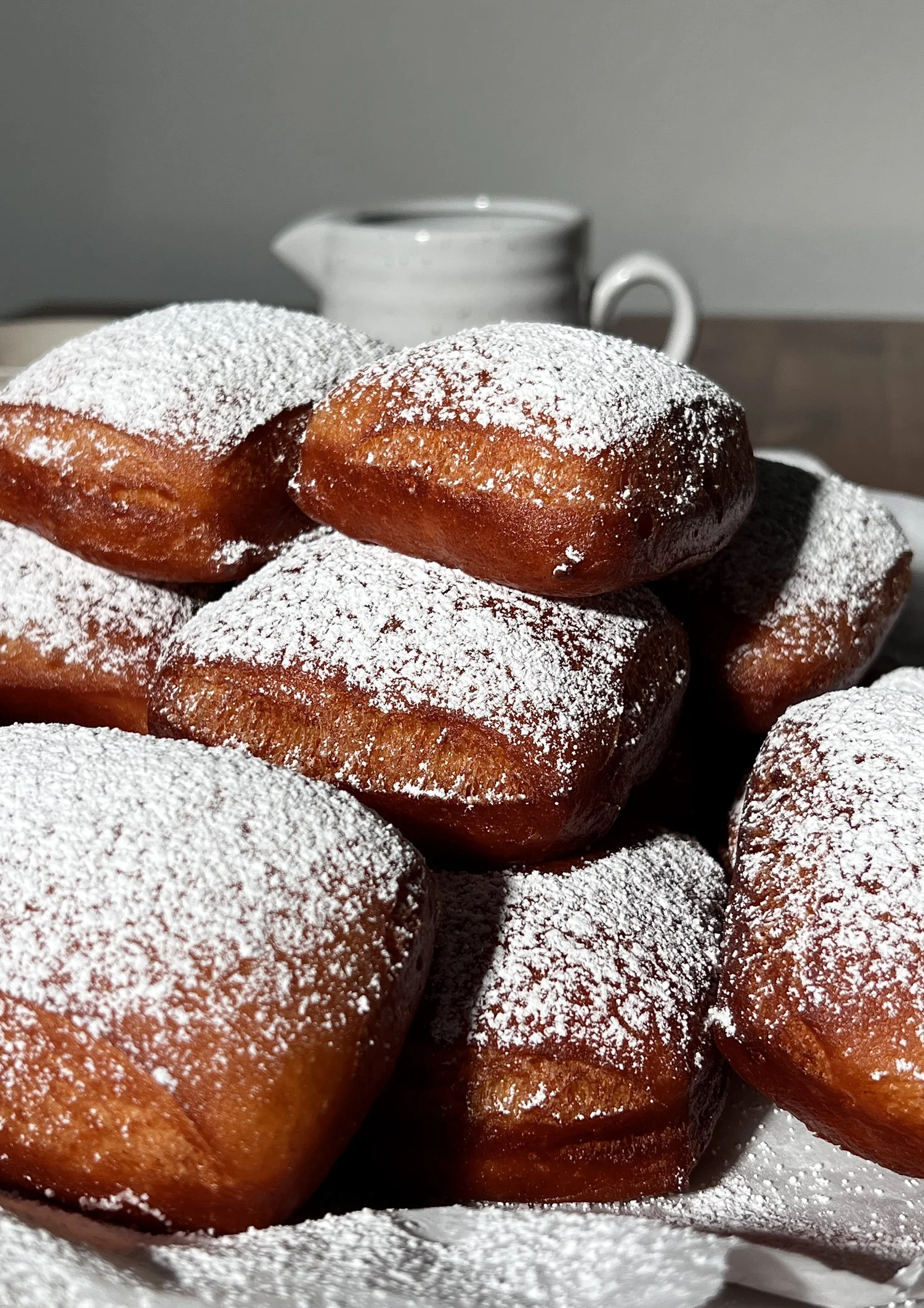 Homemade Beignets with French Hot Chocolate — Well Made by Kiley