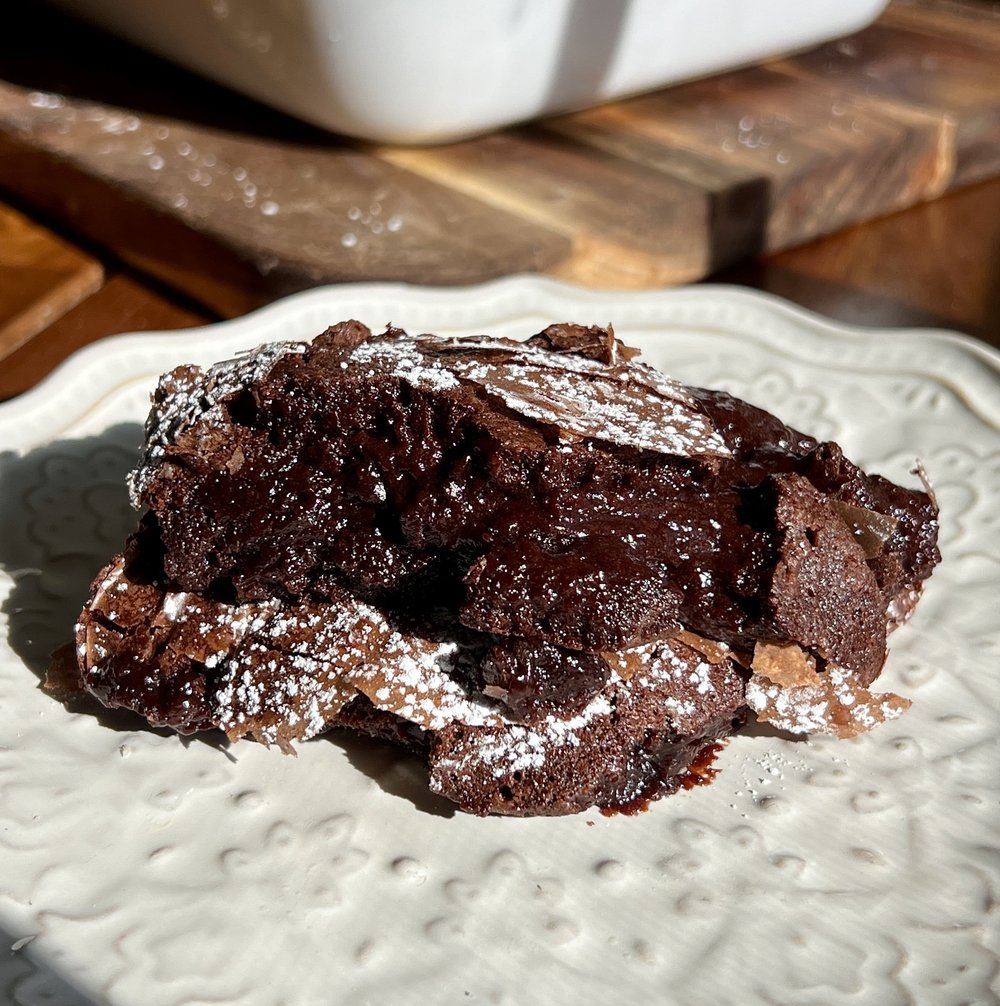 Deep Dish Brown Butter Molten Lava Cake — Well Made by Kiley