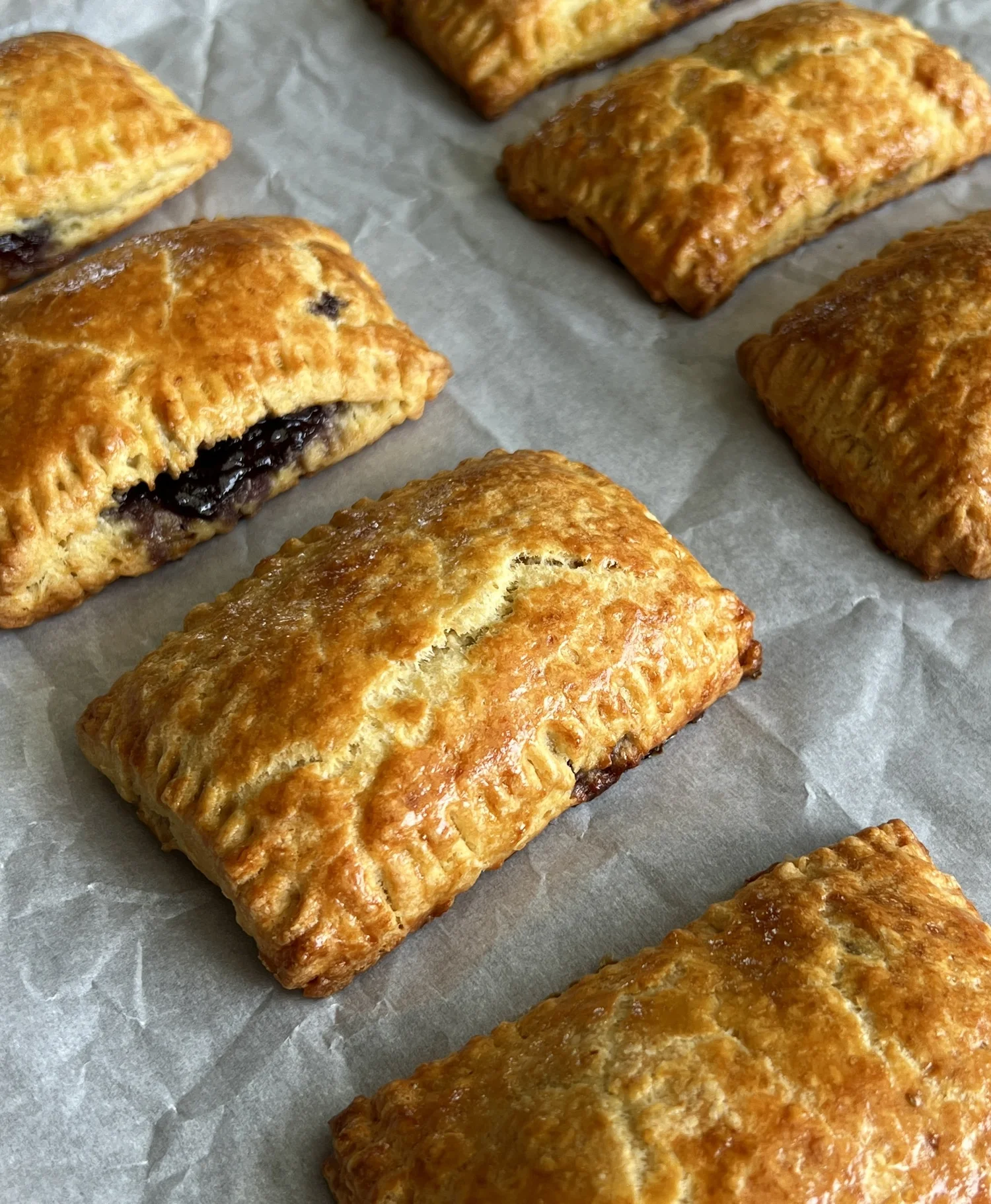Sourdough Blueberry Pop Tarts — Well Made by Kiley