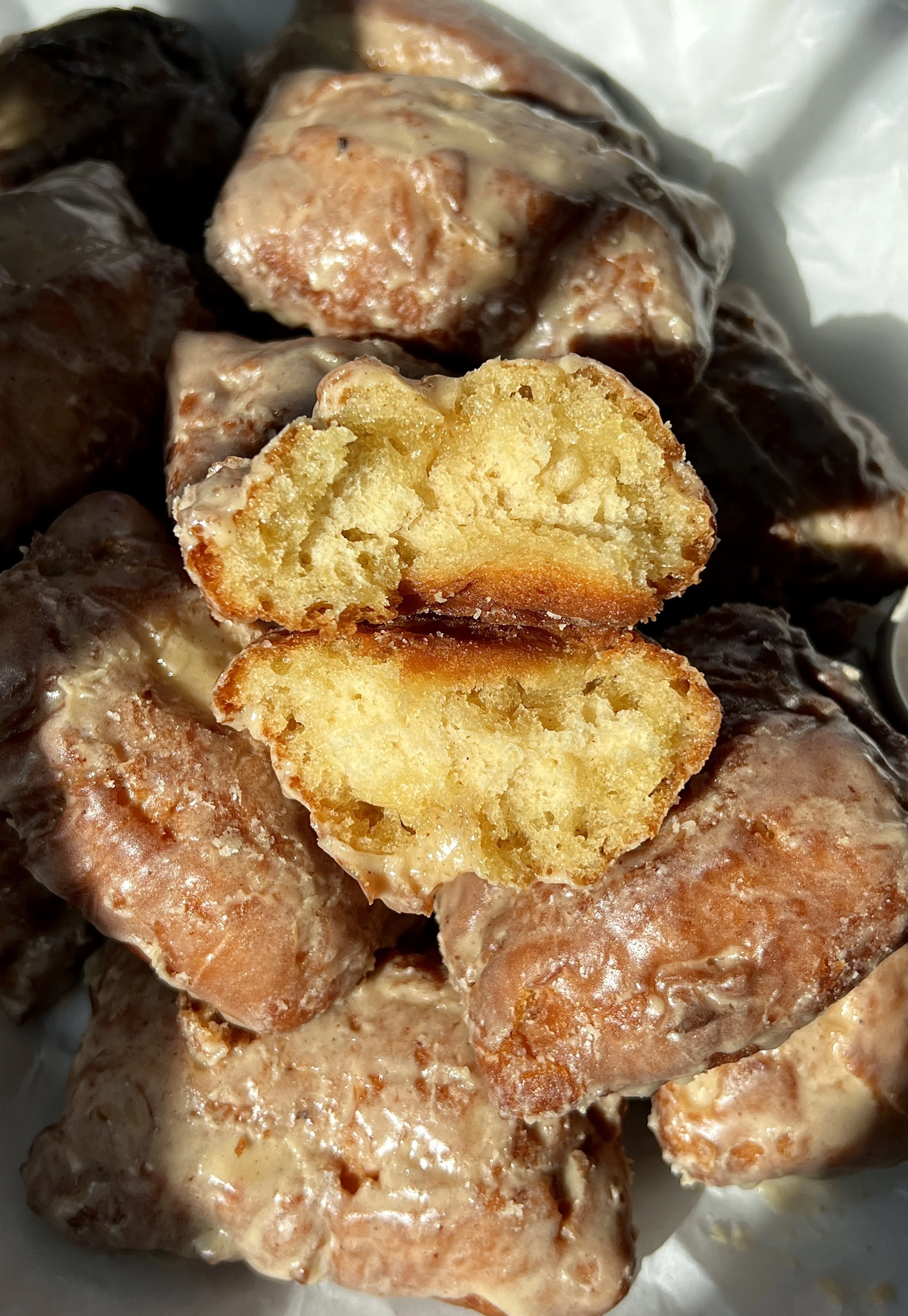 Old-Fashioned Buttermilk Donuts Bars with Brown Butter Maple Vanilla ...