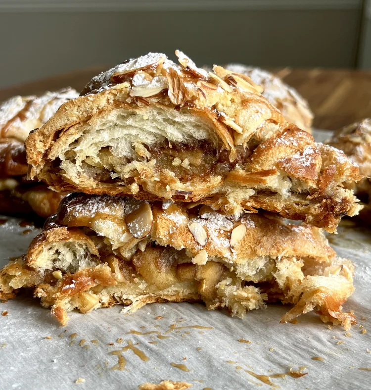 Apple Pie Almond Croissants — Well Made by Kiley