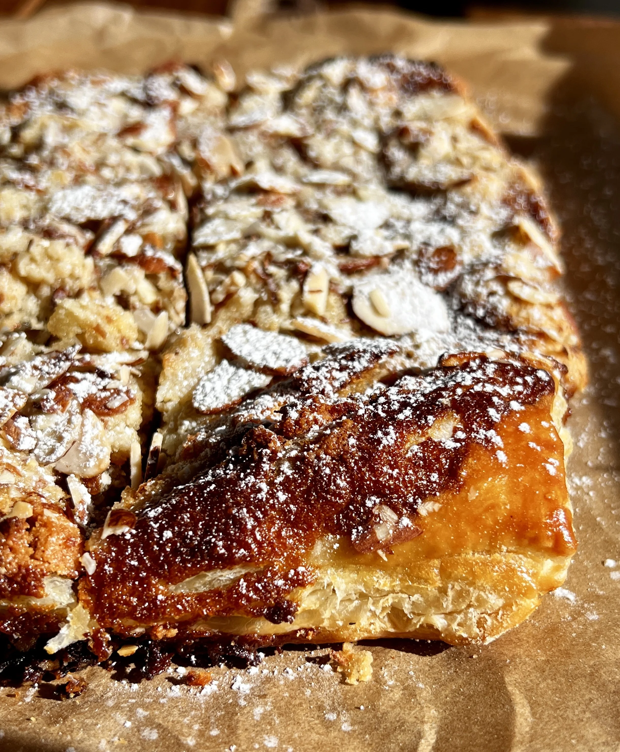 Giant Gingerbread Almond Croissant — Well Made by Kiley
