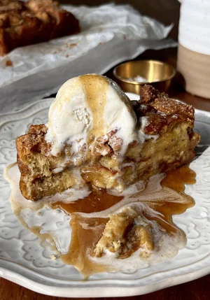 Small Batch Classic Bread Pudding with Homemade Buttermilk Syrup — Well ...